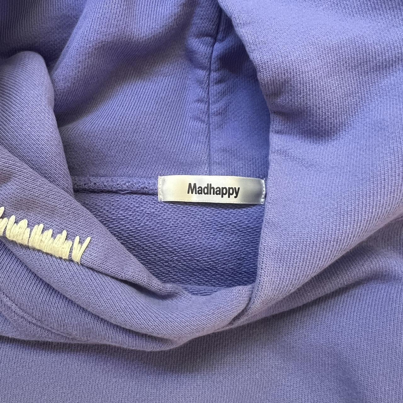 Purple mad happy hoodie - Depop
