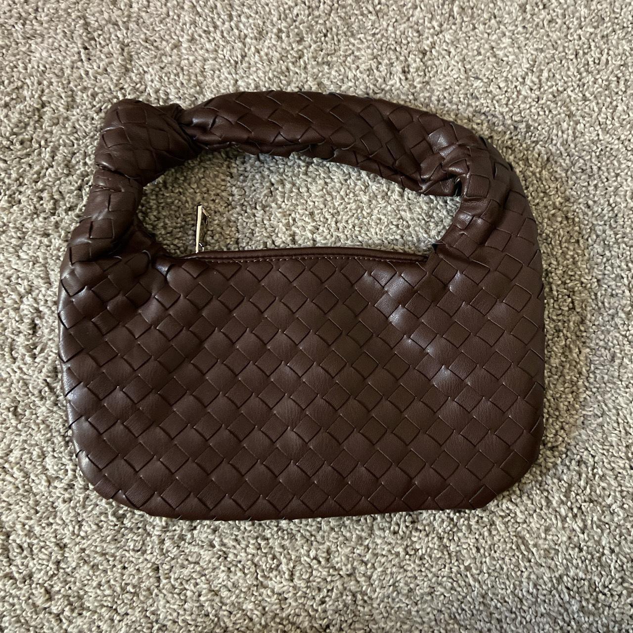 Brown Woven Purse Jodie” Depop
