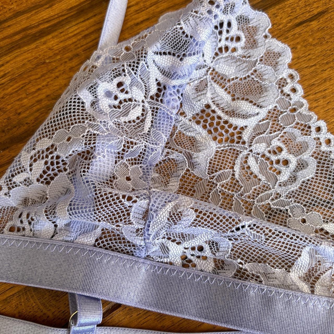 Ladies Shein Bra Set Size XL Lilac Brand New... - Depop