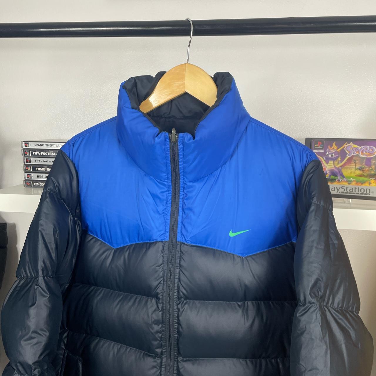 Nike Men's Navy and Blue Jacket | Depop