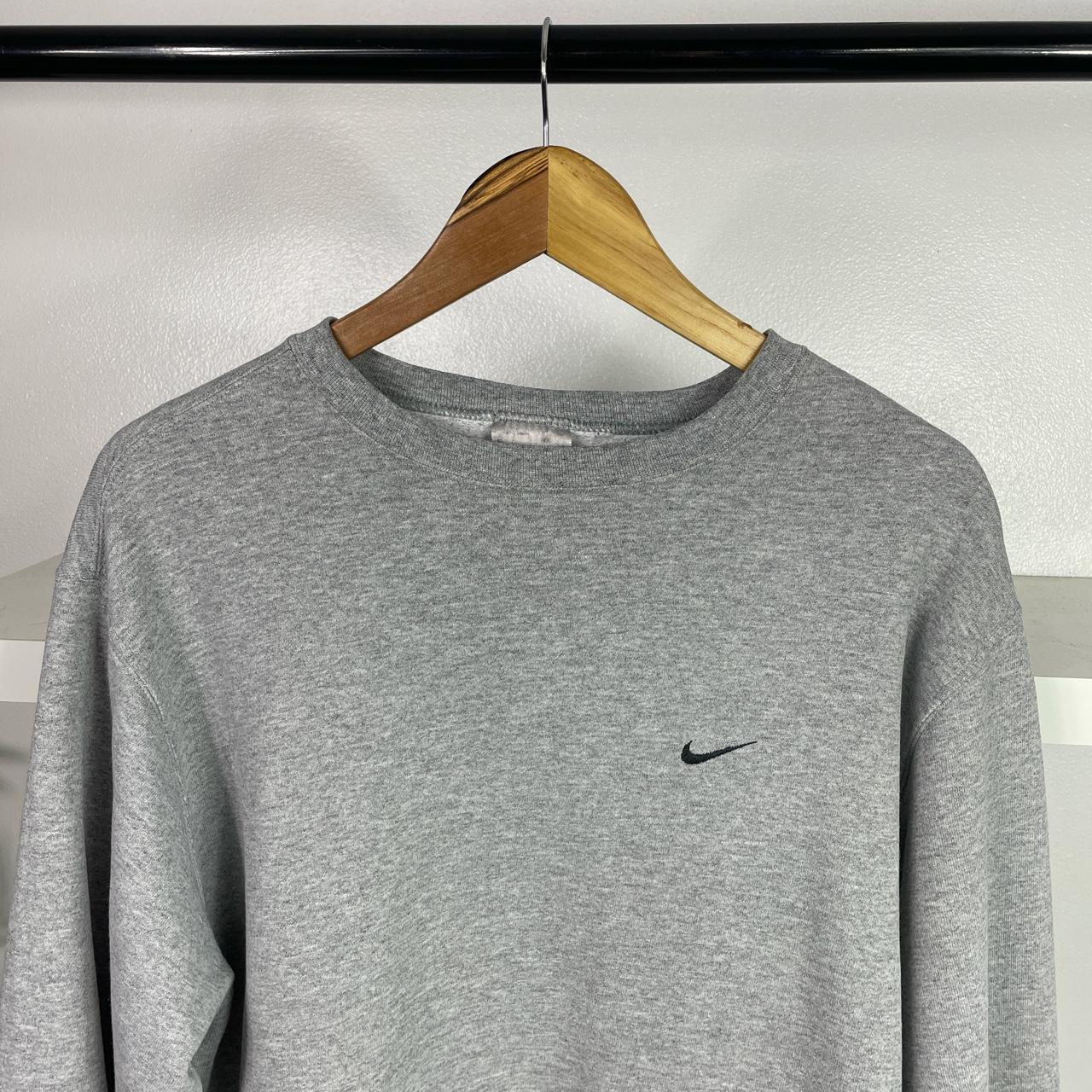 Vintage Nike grey swoosh sweatshirt - Medium Really... - Depop