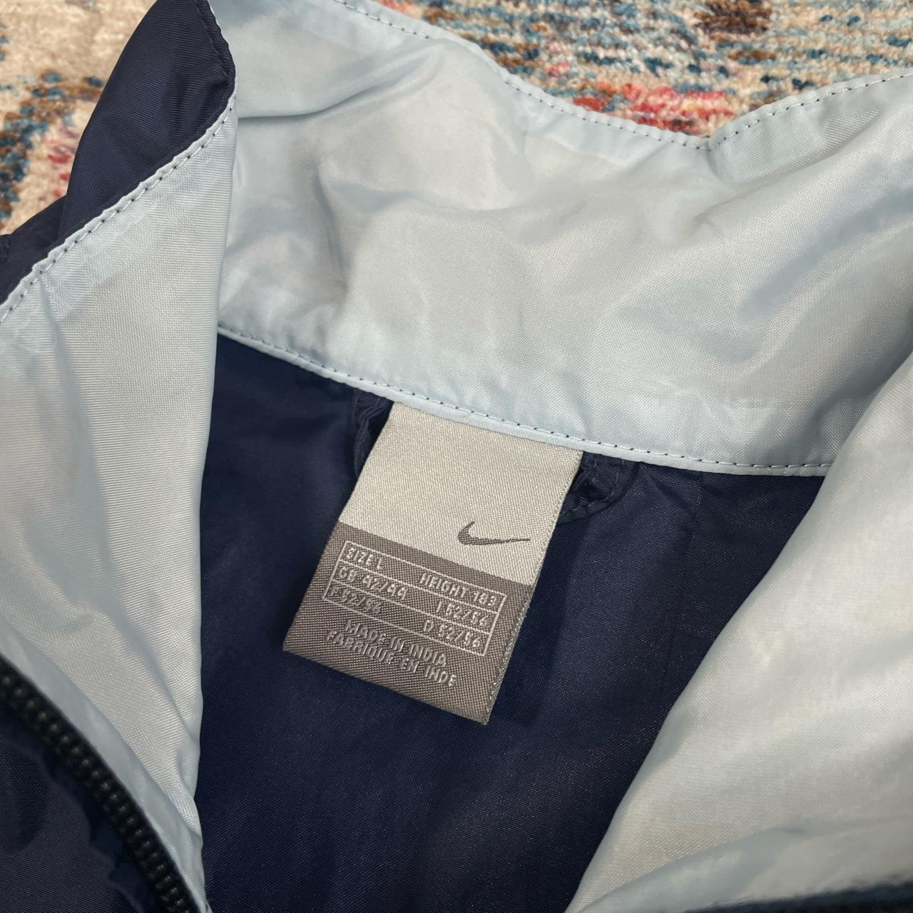 Nike Men's Navy and Blue Jacket | Depop