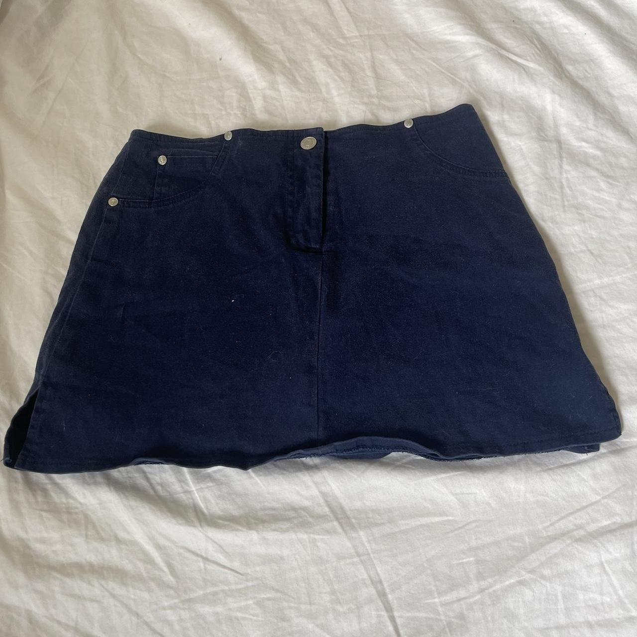 Navy blue skort. Brand is no boundaries. Tag says... - Depop