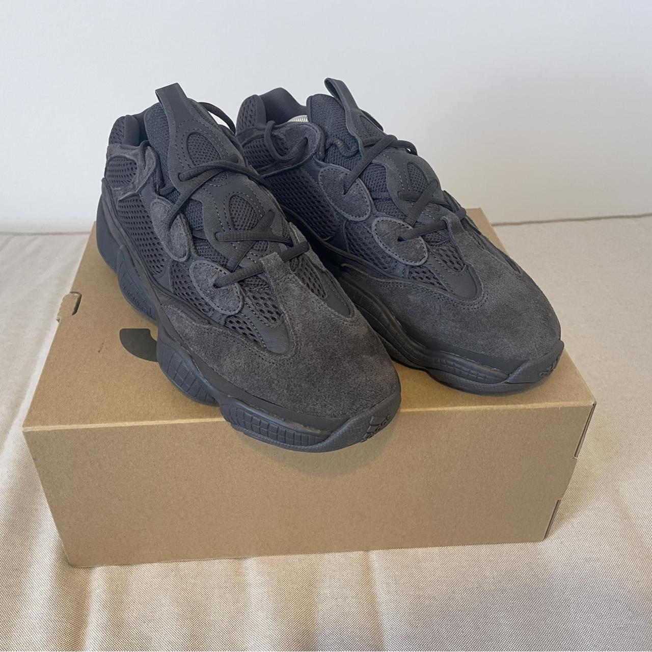 Yeezy 500 Utility Black UK 9.5 Unworn DeadStock-... - Depop