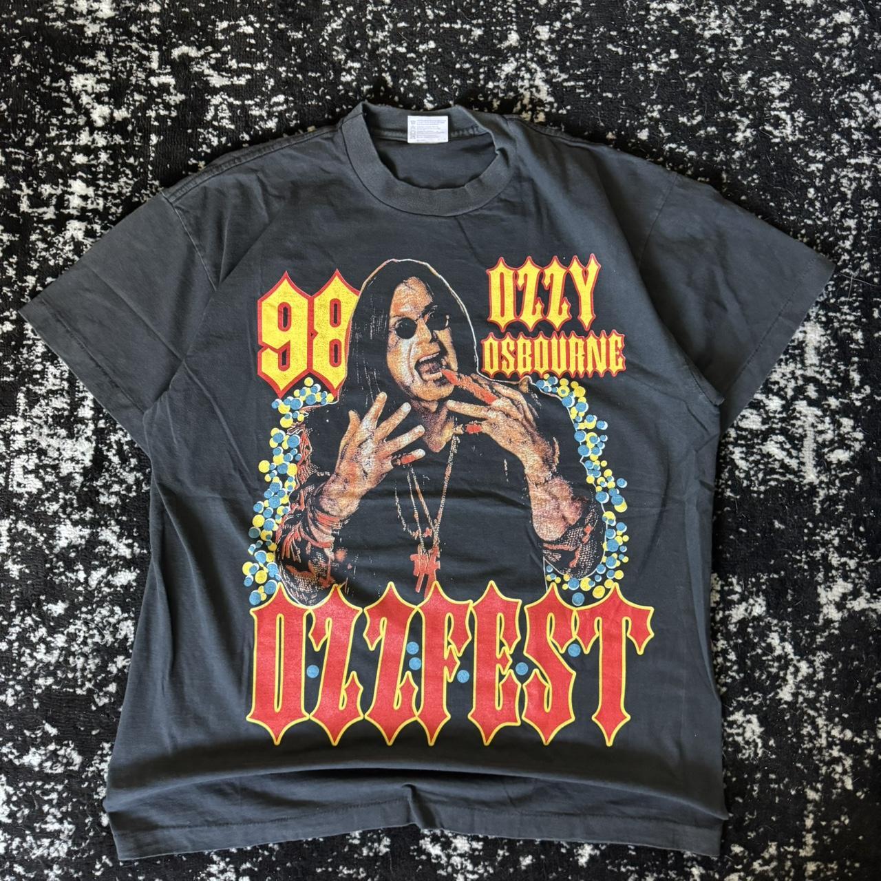 Ozzy Osbourne graphic TSHIRT 98 ozzfest graphic... | Depop