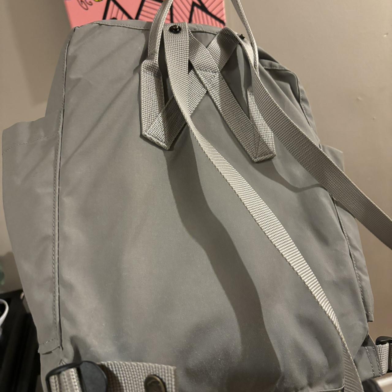 Grey book bag Used Has some scuffing but that’s... - Depop