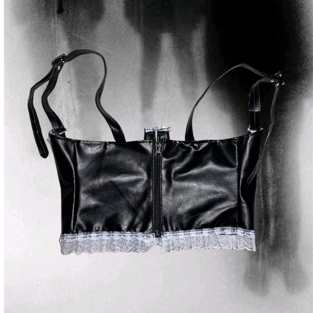 hot topic lace corset top ★ brand new never... - Depop