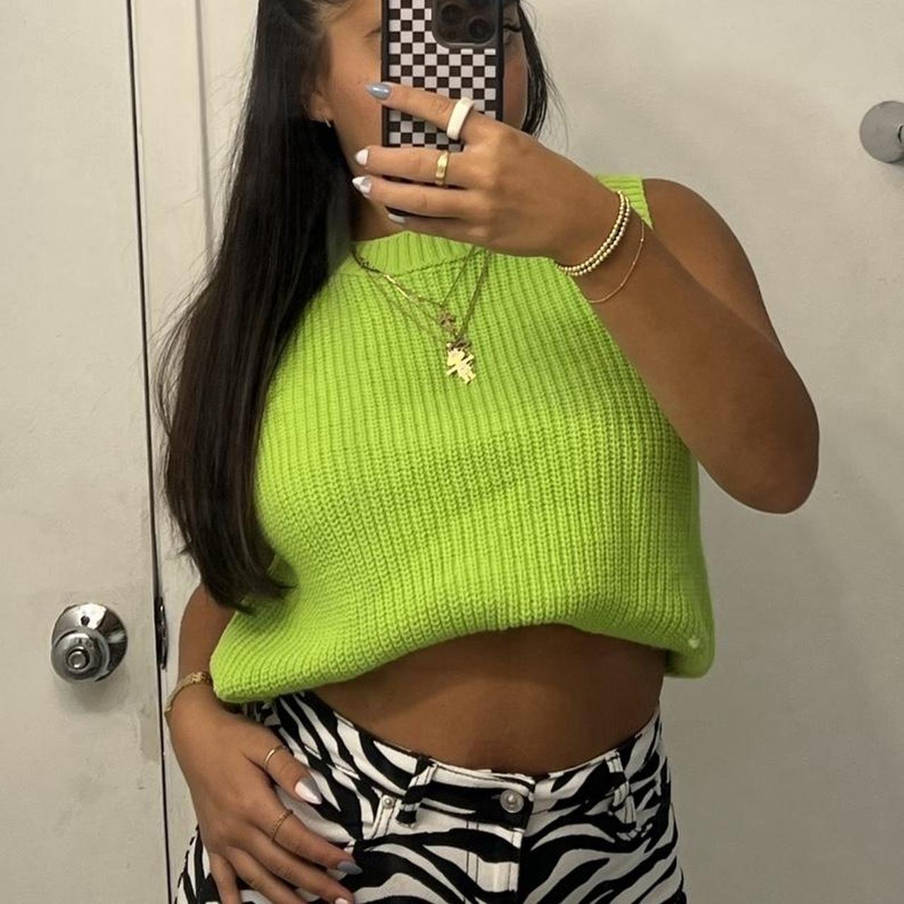 Primark Women's Green Jumper | Depop