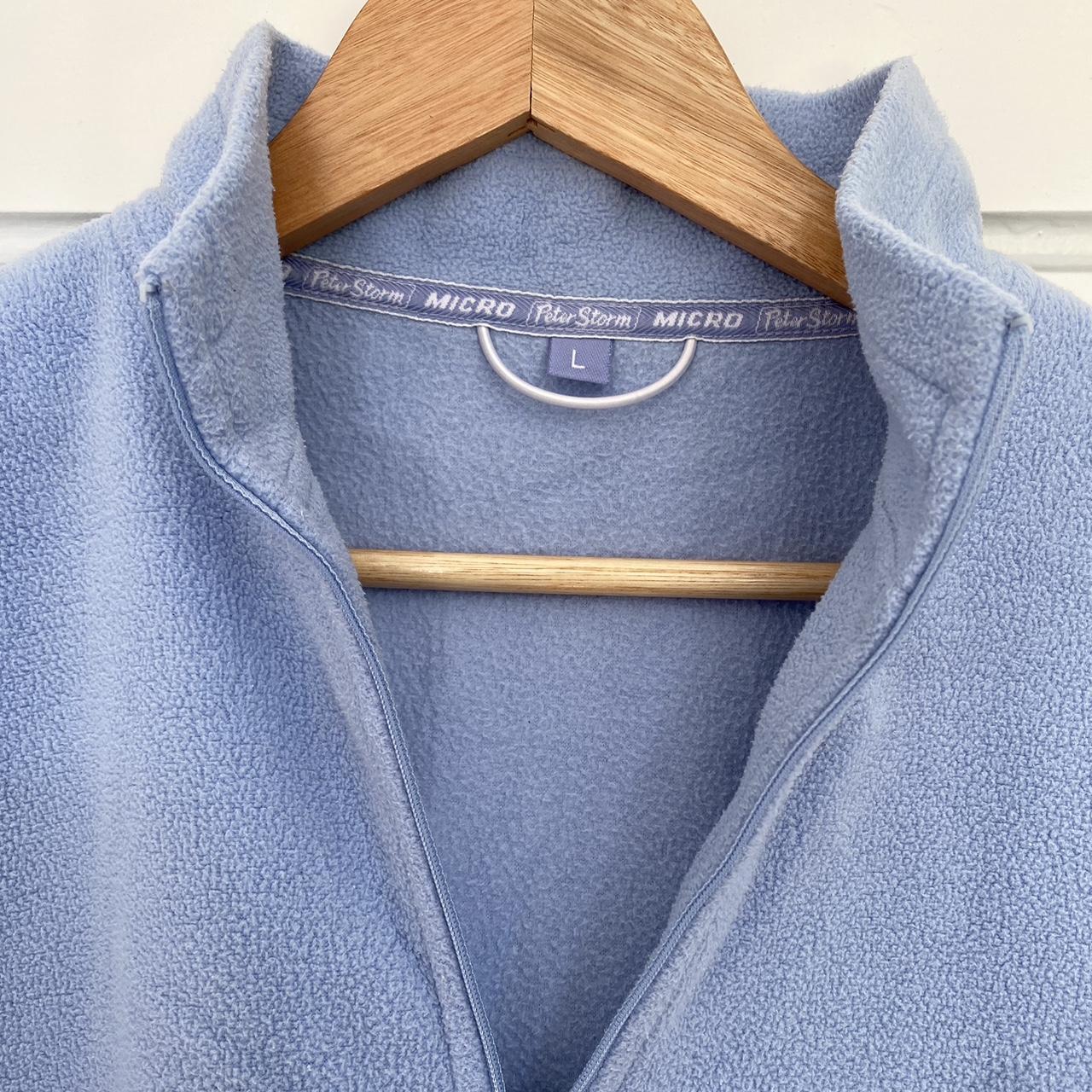 Vintage baby blue micro fleece from Peter Storm.... - Depop
