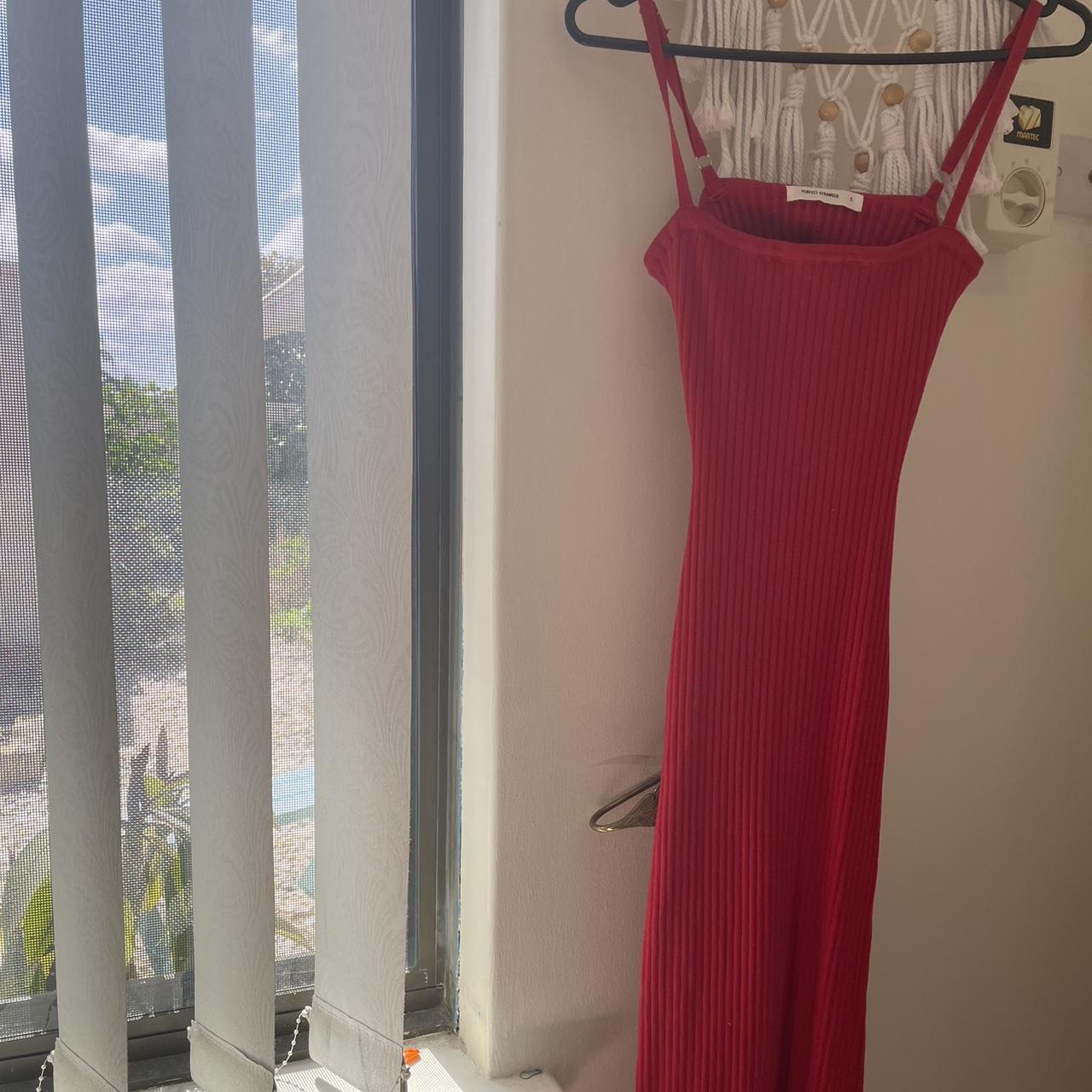 Perfect stranger Universal store Red dress Open... - Depop