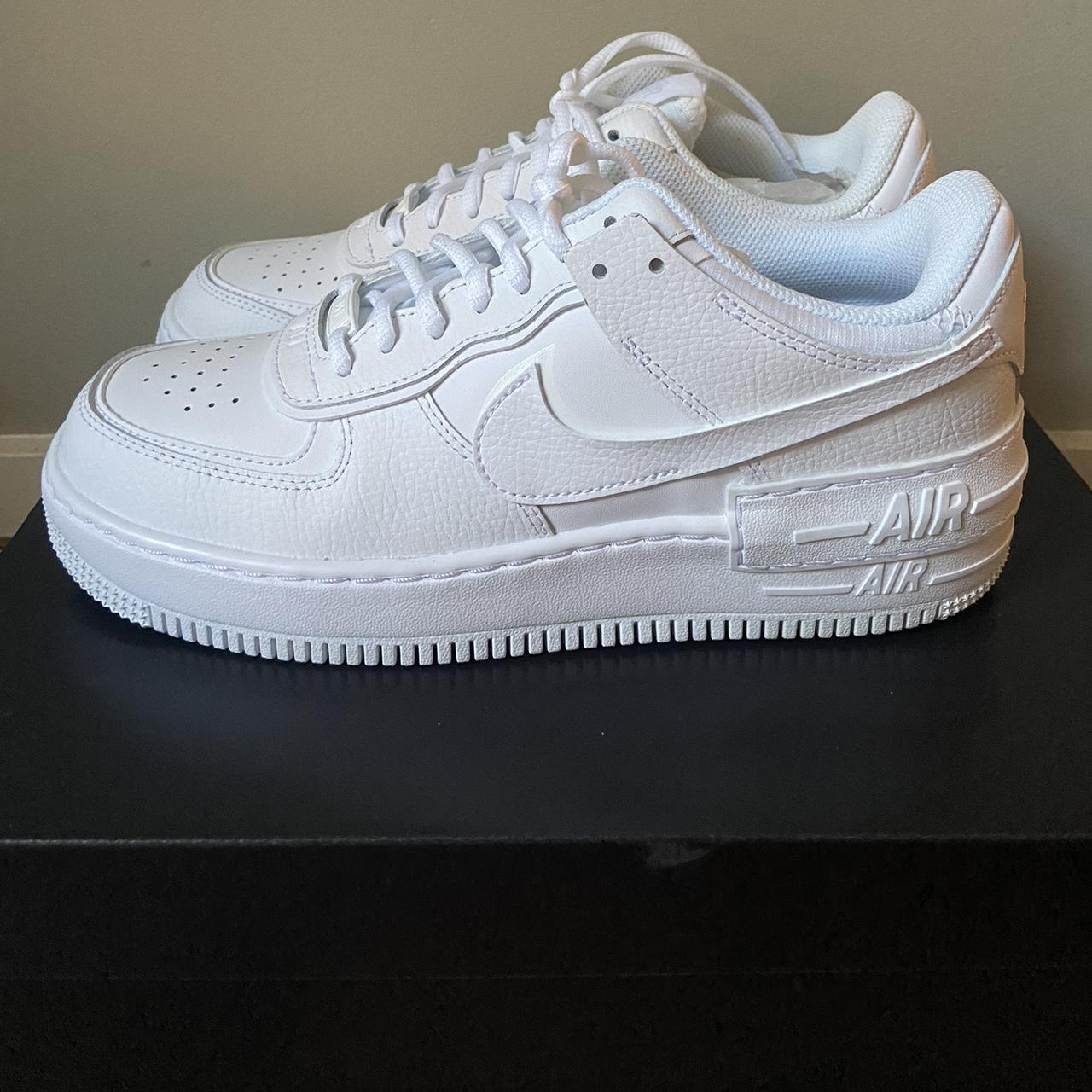 brand new white air force 1 sneakers - never been... - Depop