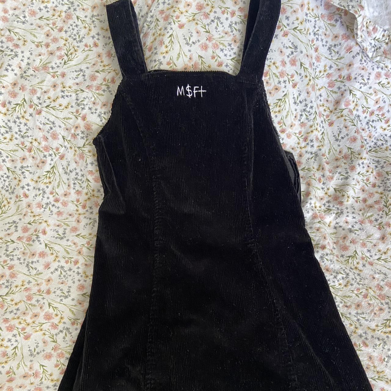 Misfit Mad minds cord pinafore dress ️ Easy to... - Depop