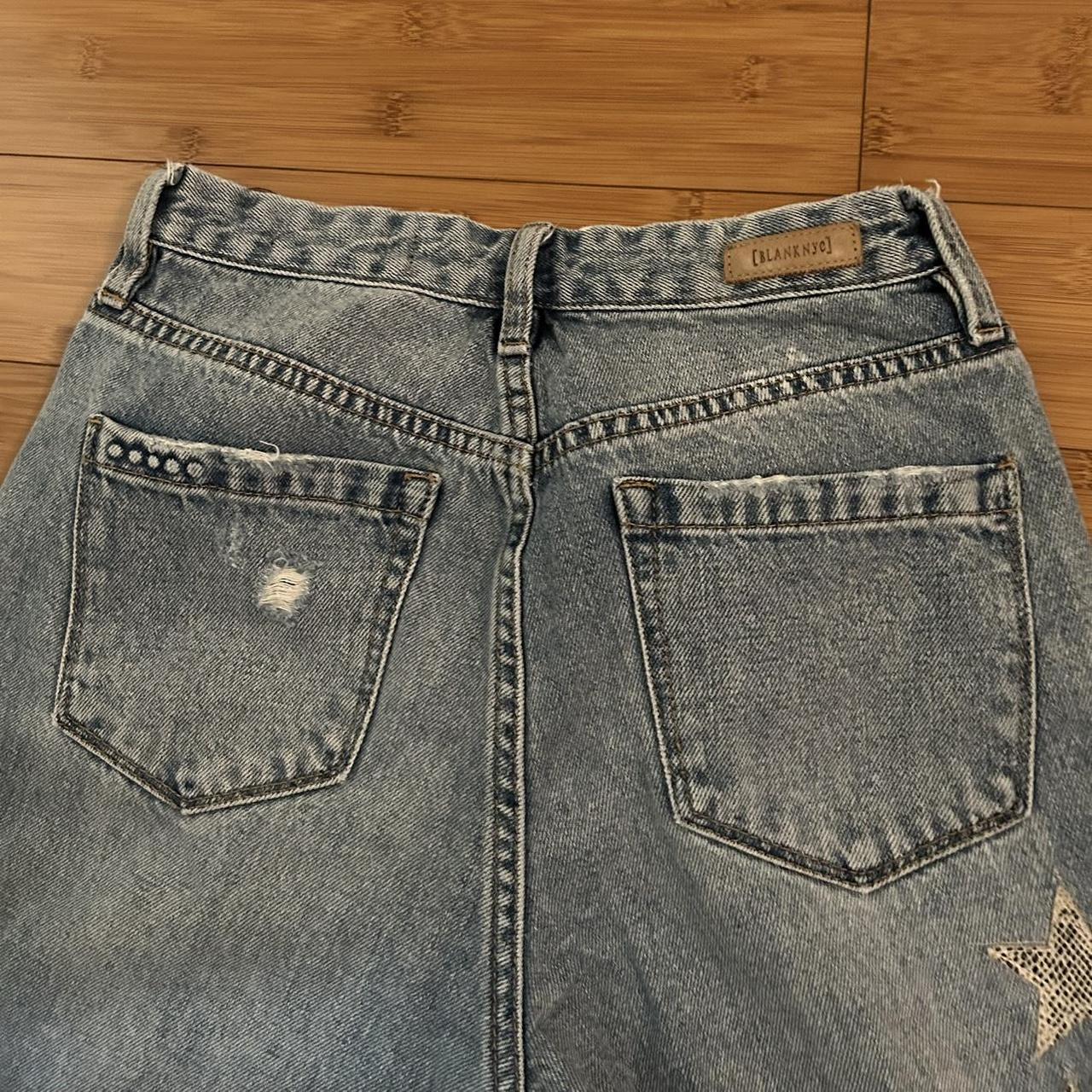 Star Ripped Jeans - Super cute decals - Back and... - Depop