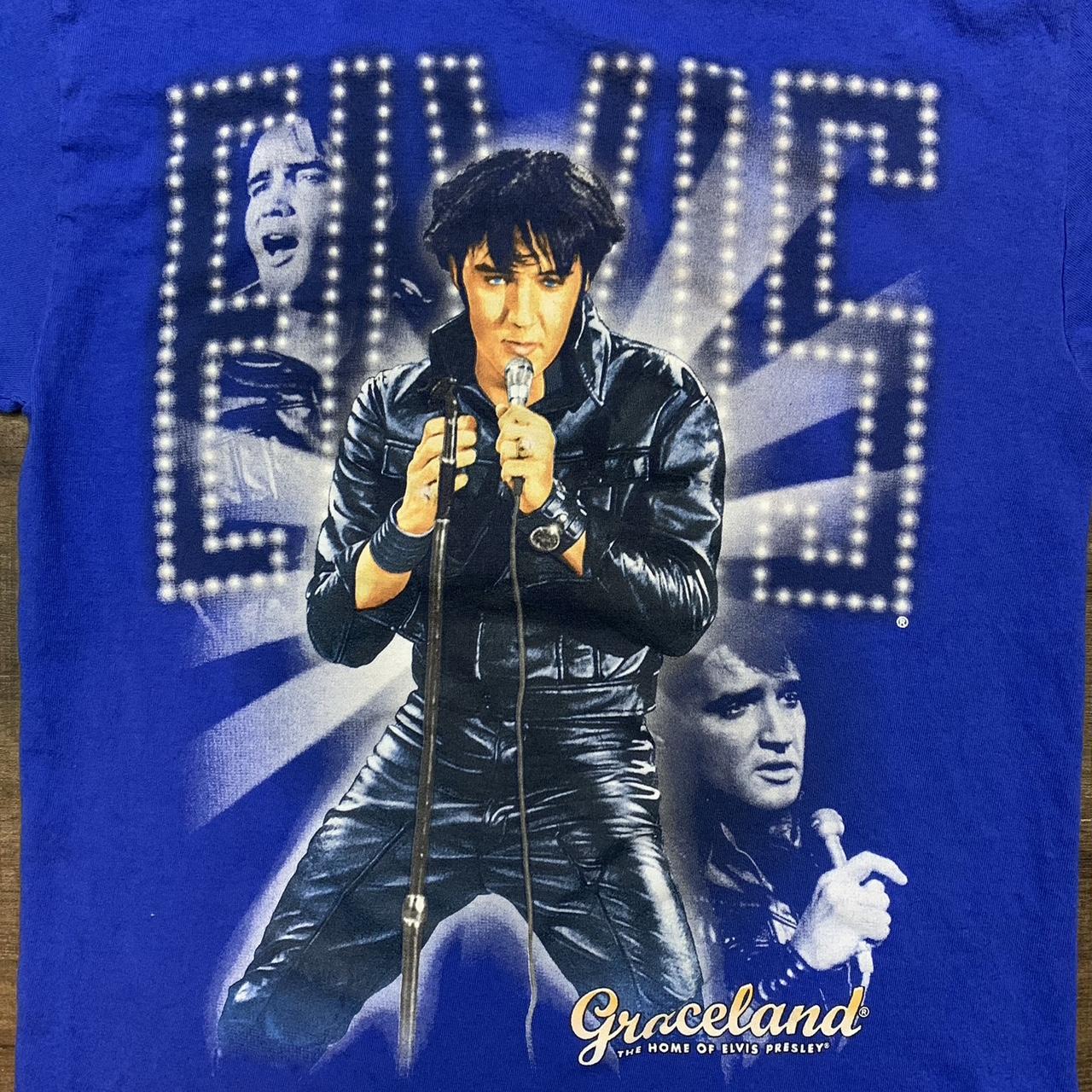 Vintage retro Elvis Presley made in Graceland shirt... - Depop Vintage retro Elvis Presley made in Graceland shirt... - Depop
