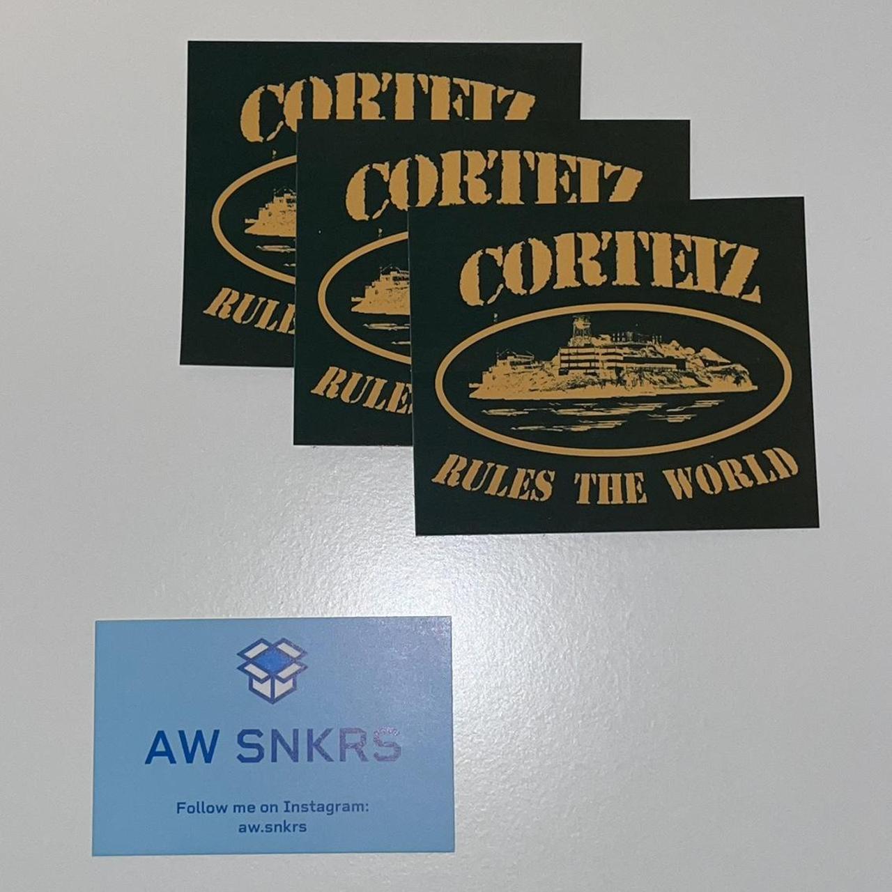 Corteiz Green and Yellow Stickers | Depop