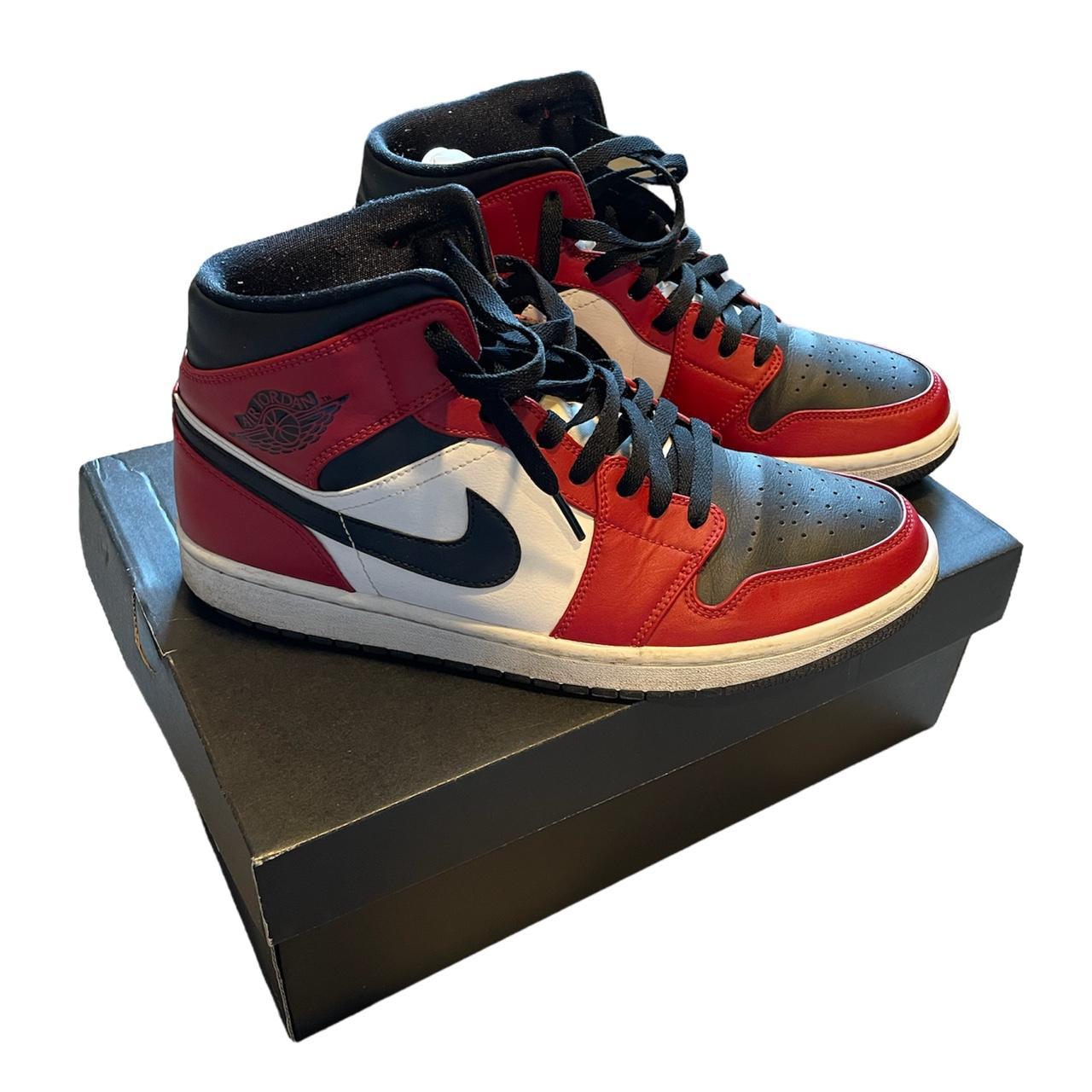 Jordan 1 Mids Chicago (Black Toe) Resell Price -... - Depop