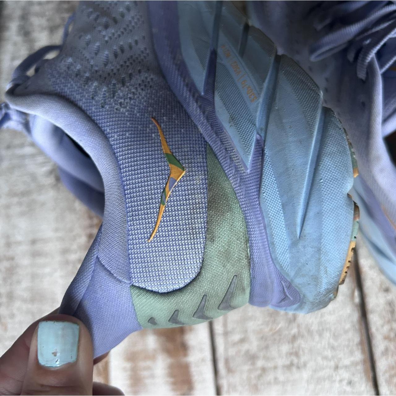 Gorgeous Lilac colored HOKA sneakers. Clifton 8... - Depop