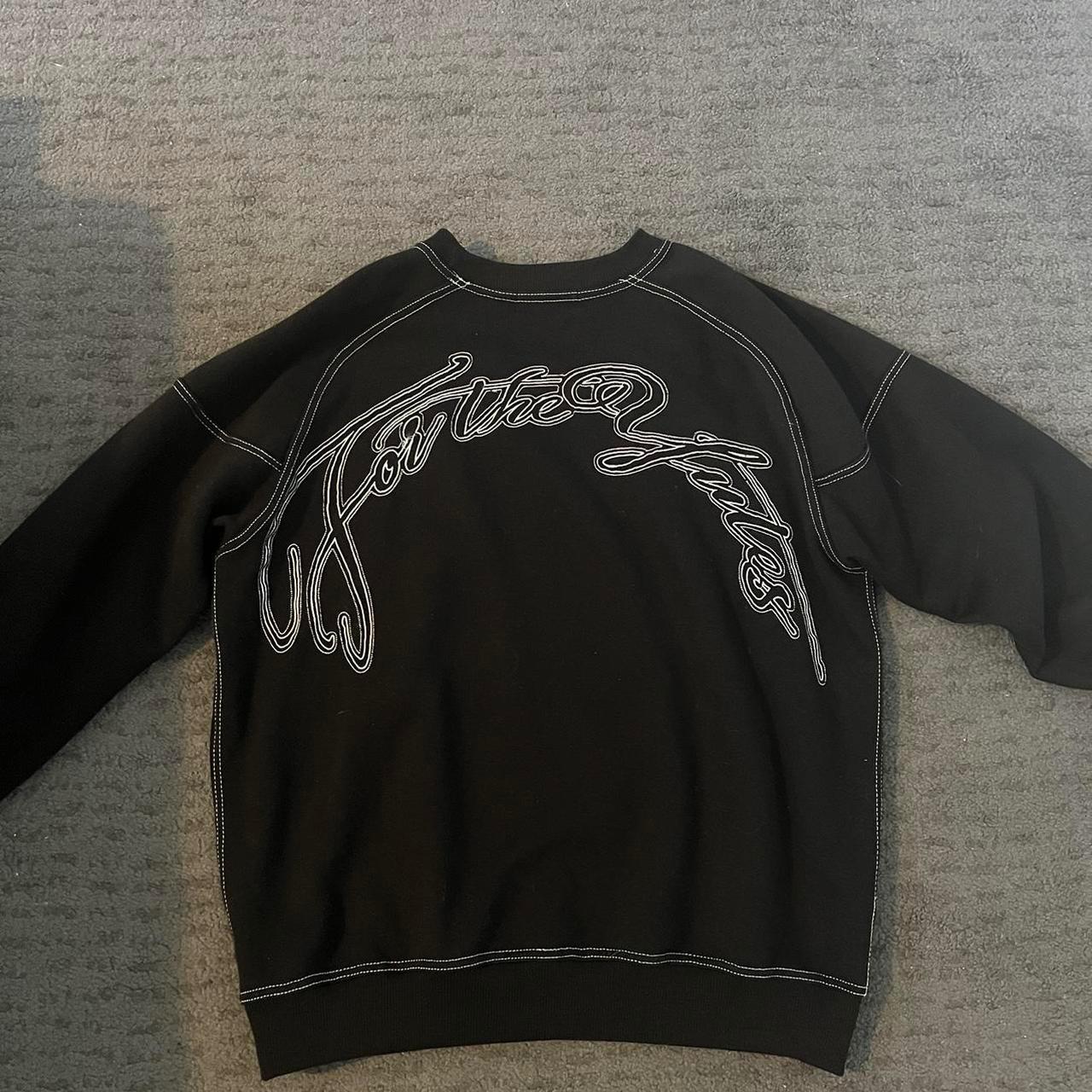 Track Mafia Jumper Black/white RARE - Sold out... - Depop