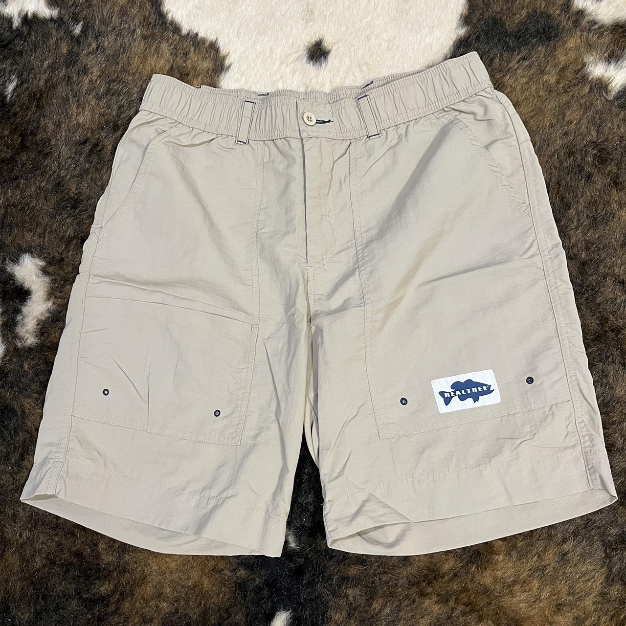 real tree shorts. small paint stain on back - Depop