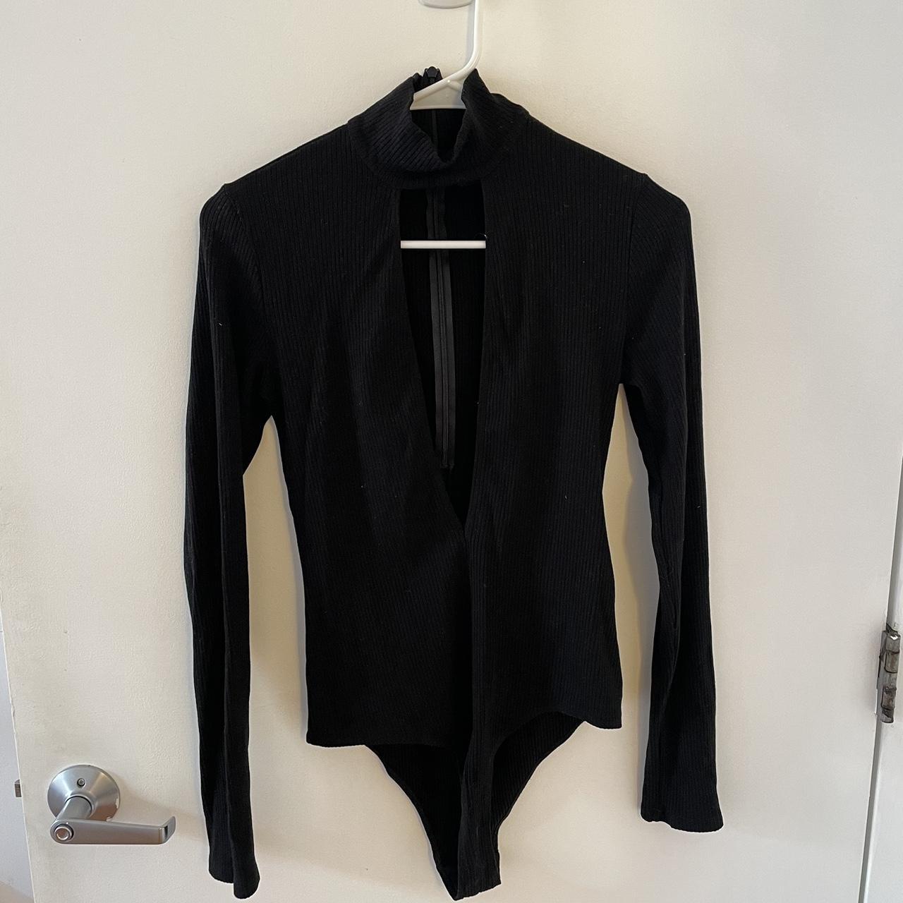 Reformation long sleeve body suit size large. Worn 2... - Depop