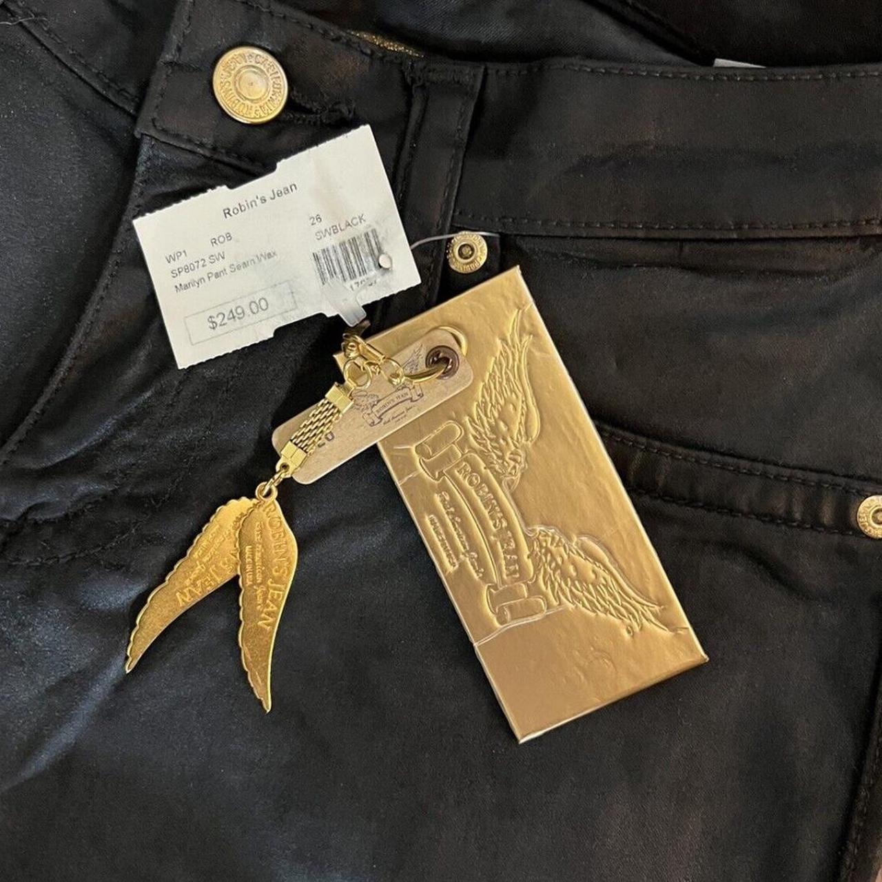 Robins Jeans gold angel wings. the original retail... - Depop