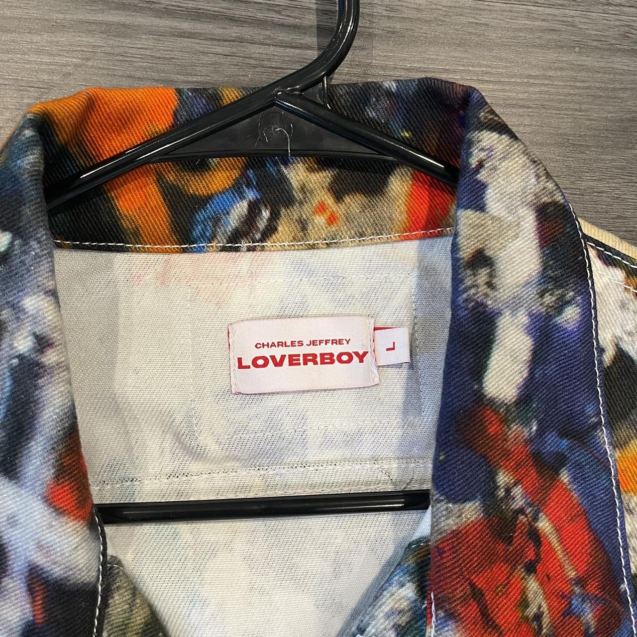 Charles Jeffrey lover boy paint jacket worn... - Depop