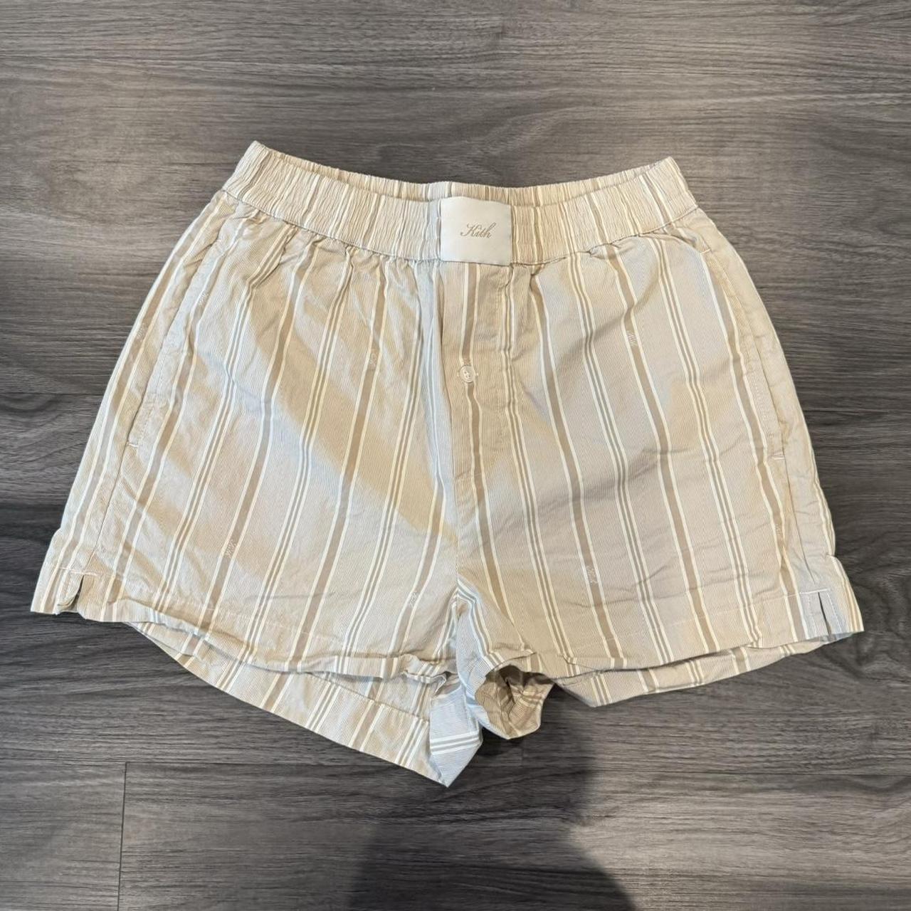 kith women boxer shorts size xs - Depop