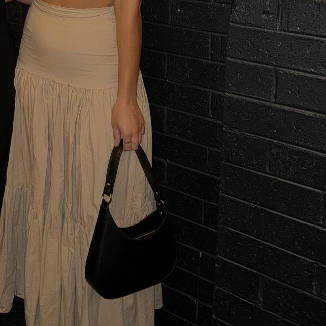 Womens runaway the label skirt and top set Sand /... - Depop