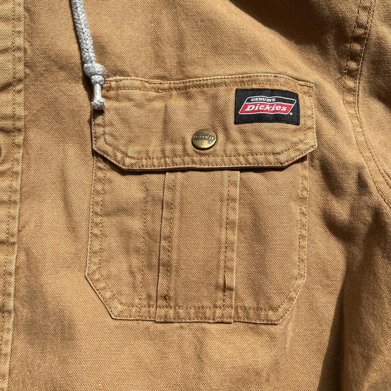 Vintage Dickies Hooded Jacket In A Size Large No Depop