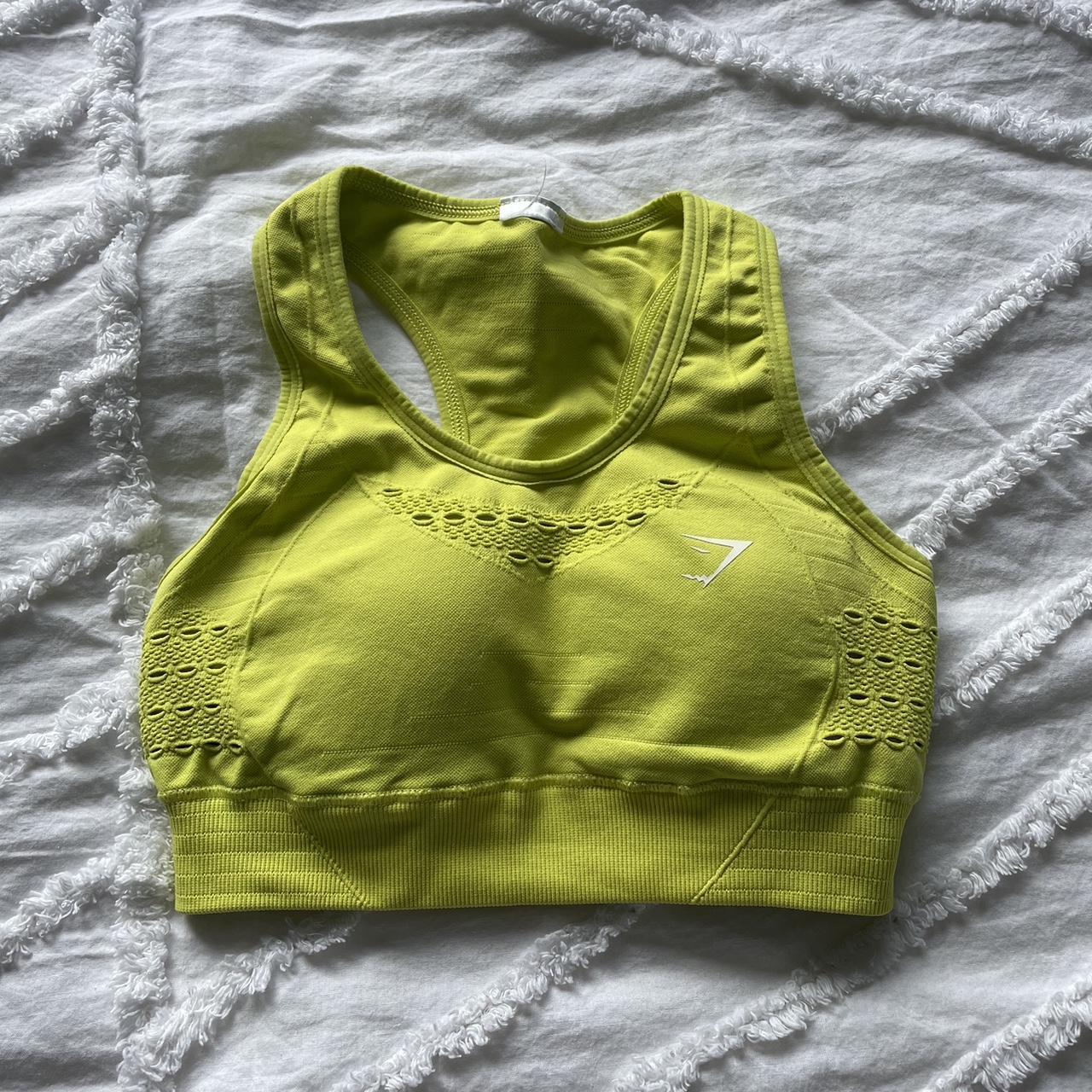 Gymshark Energy Seamless Sports Bra Xs💛 Nothing Depop