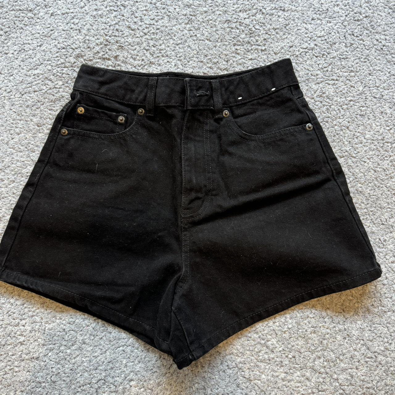 GLASSONS - High waisted denim short - Depop