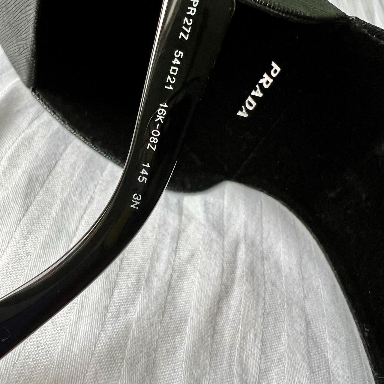 PRADA EYEWEAR PR 27ZS SUNGLASSES - BLACK - worn... - Depop