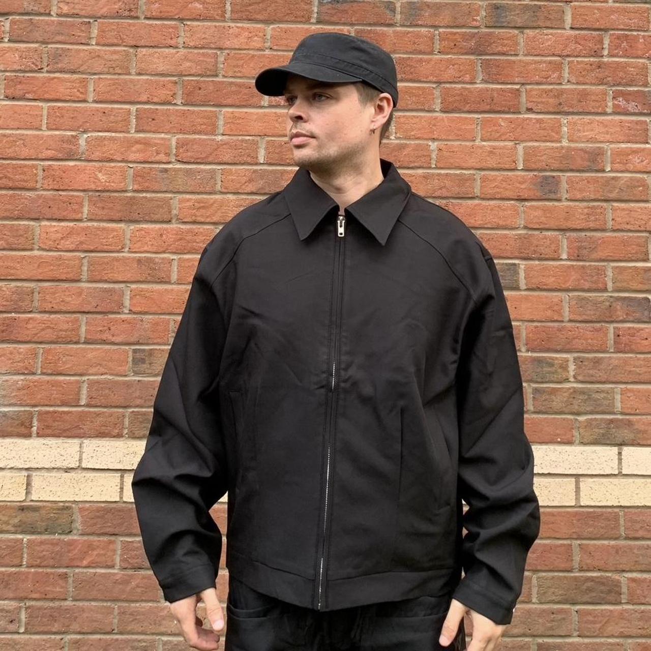 Men’s oversized jacket in black Brand... - Depop