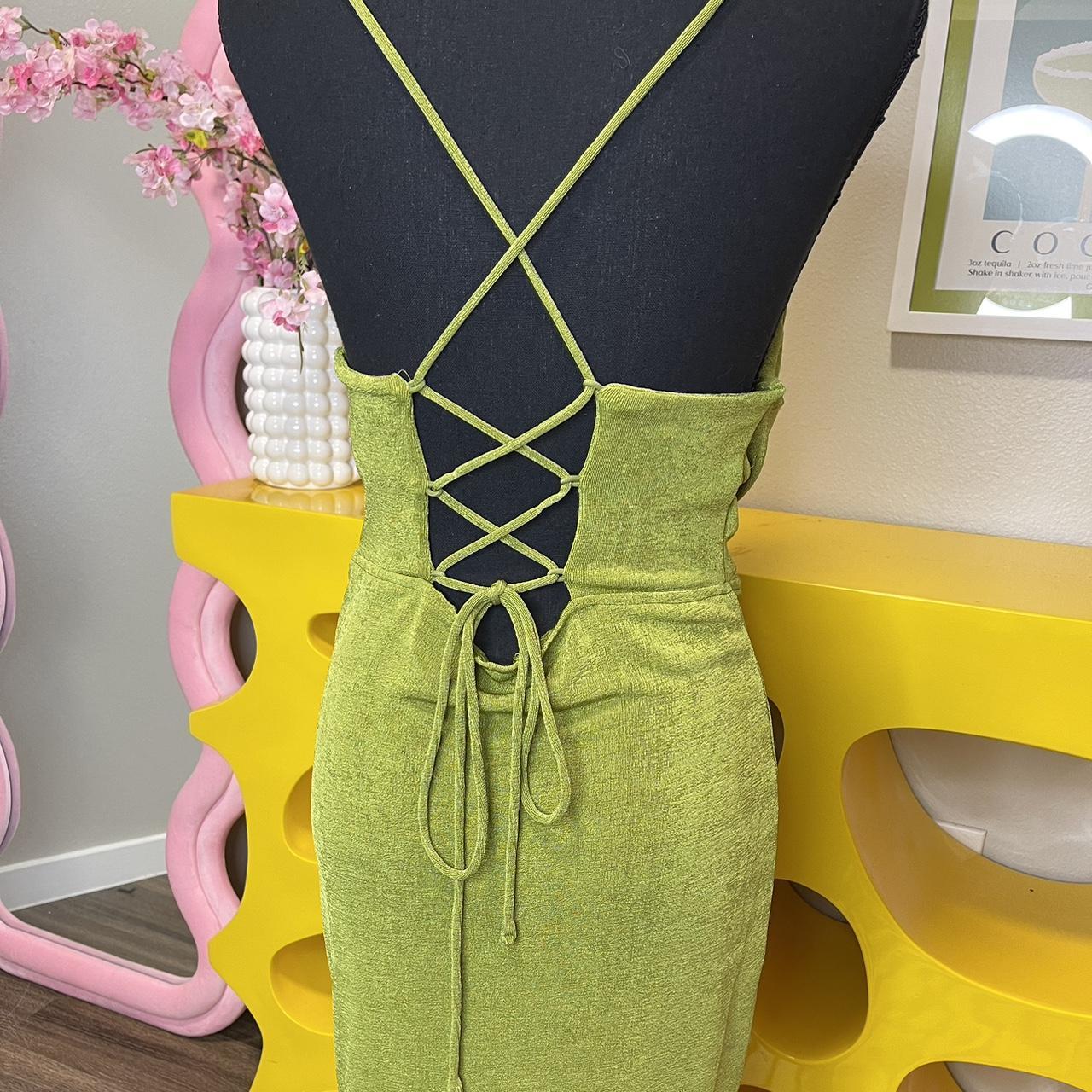Princess Polly Dress Olive Green 🫒🍸 Perfect Cocktail Depop