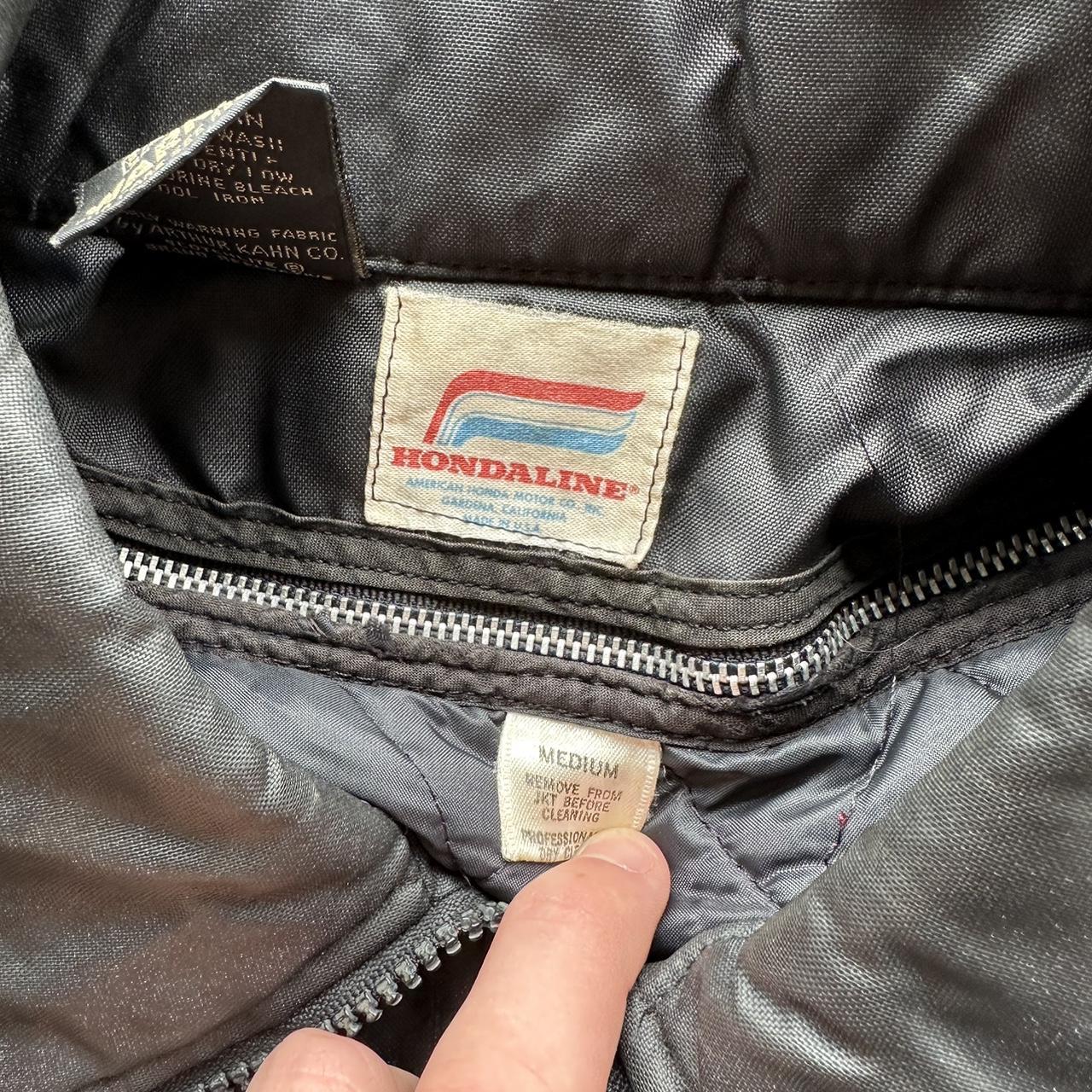 Vintage 90’s biker Honda Hondline gold wing gold... - Depop