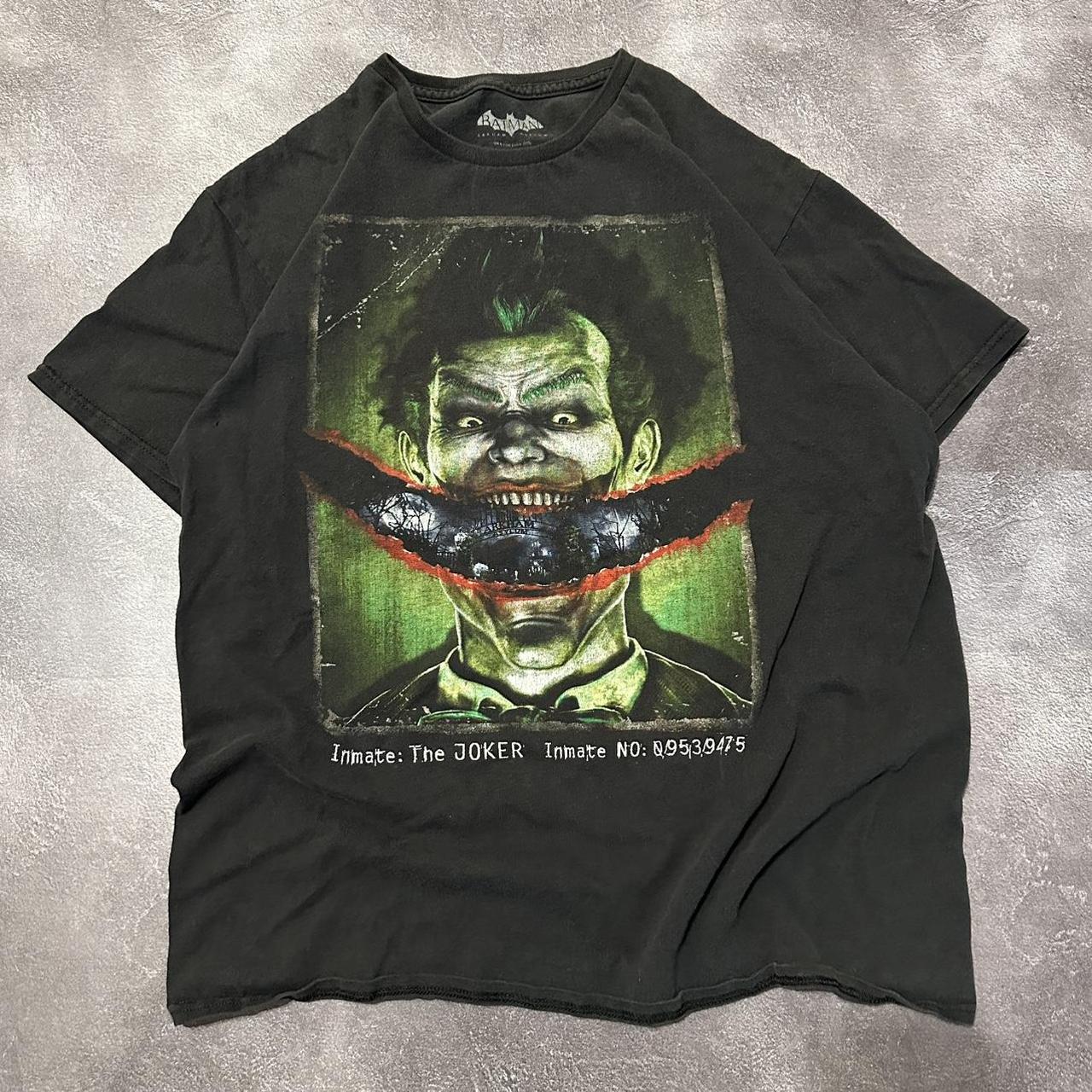 Y2K Batman Arkham asylum The Joker aop all over... | Depop