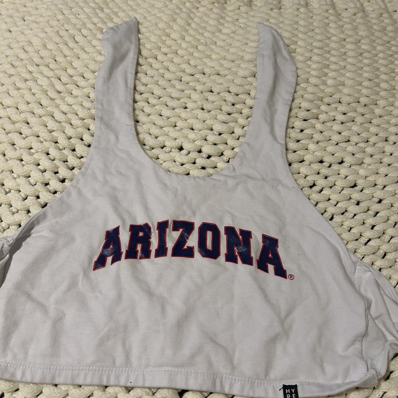 Cute UA tie crop top #UA #UofA #arizona... - Depop