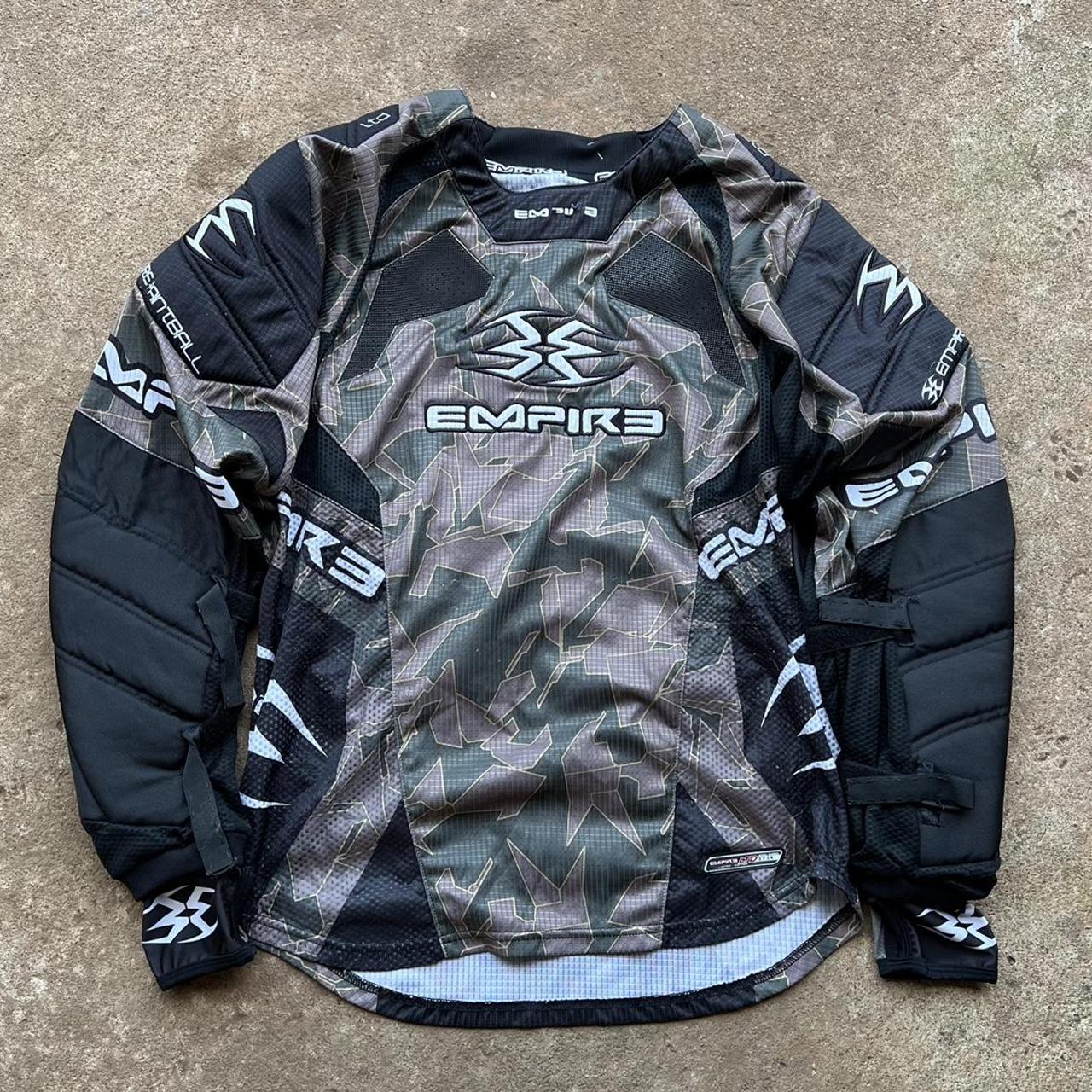 vintage empire paintball padded jersey... - Depop