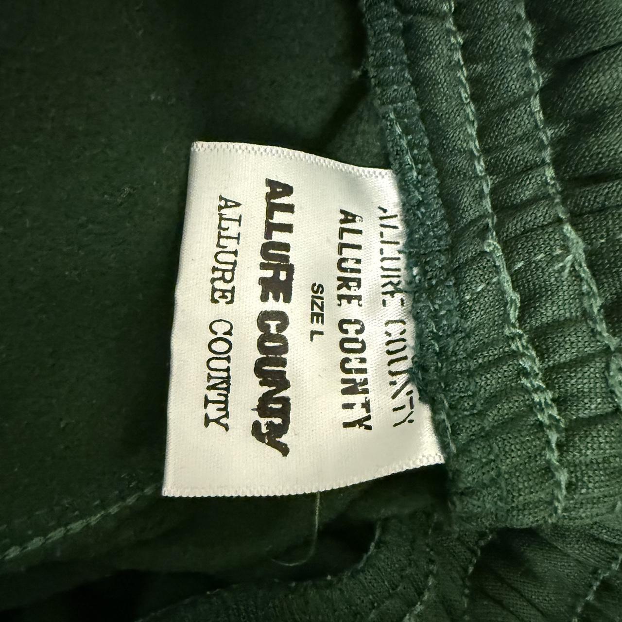 Allure County Green Striped Trackpants Sz L Never... | Depop