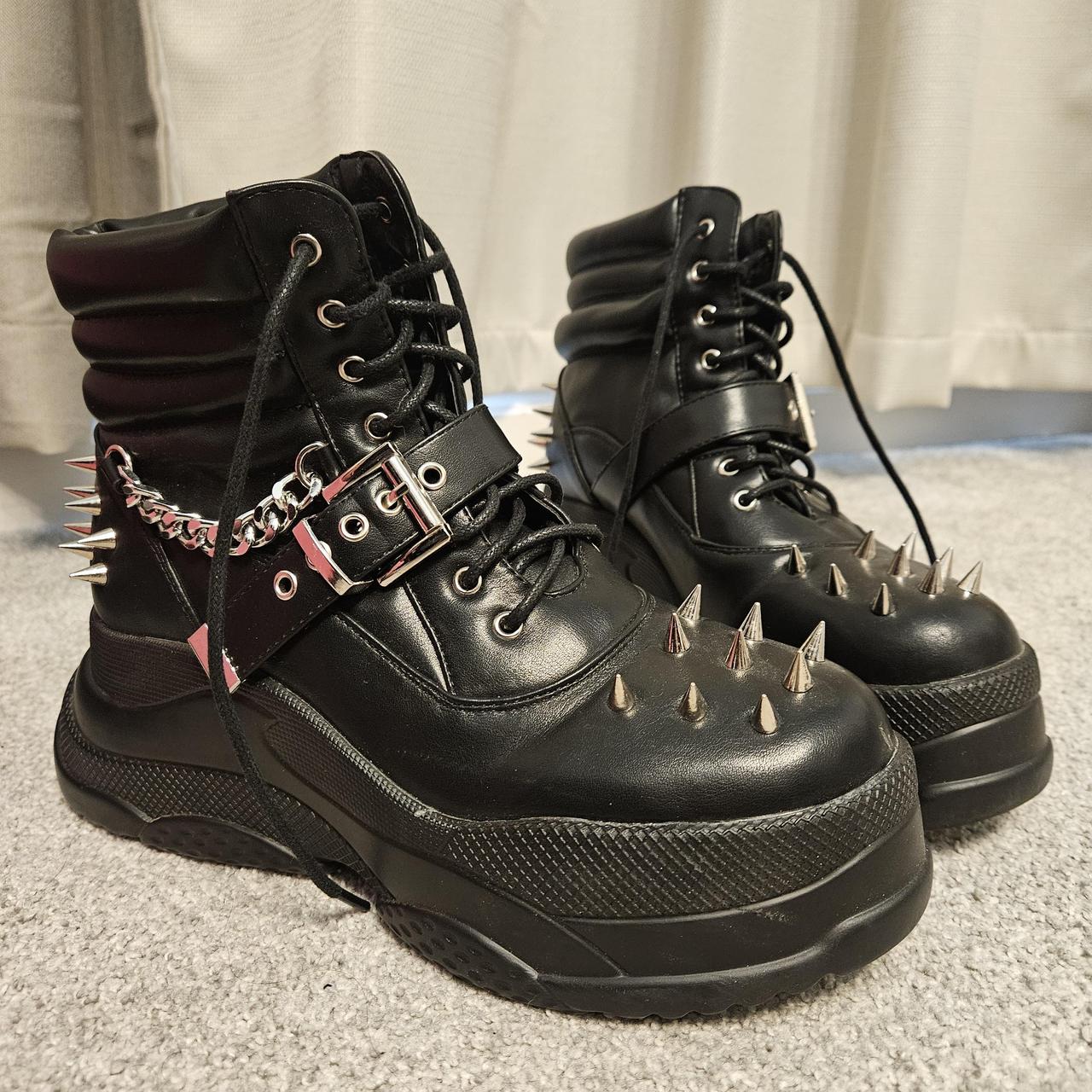 screamin' loud chunky platform sneakers by lamoda,... - Depop