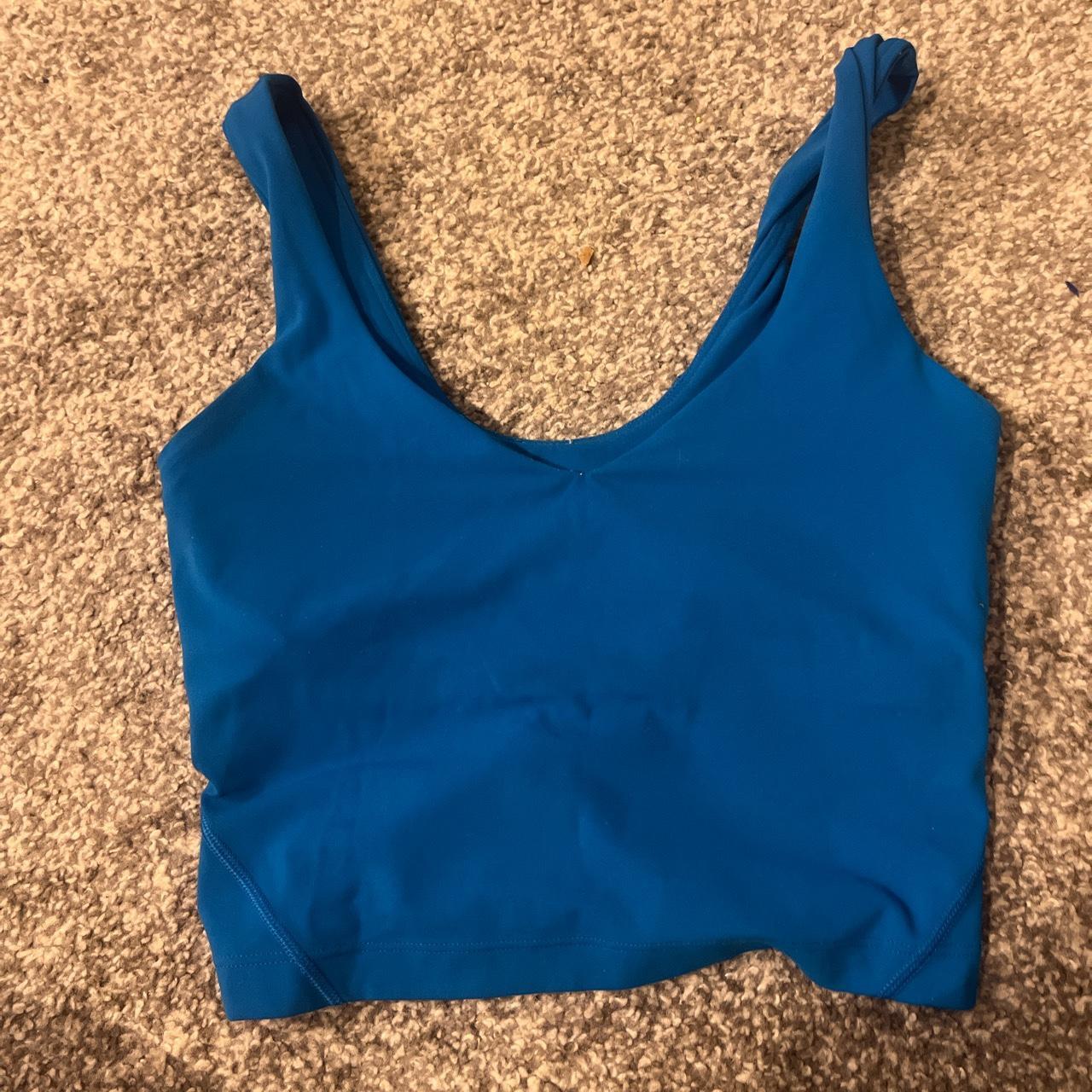 poolside align tank size 2 worn twice, didn’t... - Depop