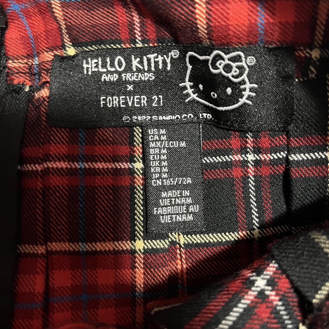 hello kitty plaid pleated skirt🐈‍⬛ from one of the... - Depop