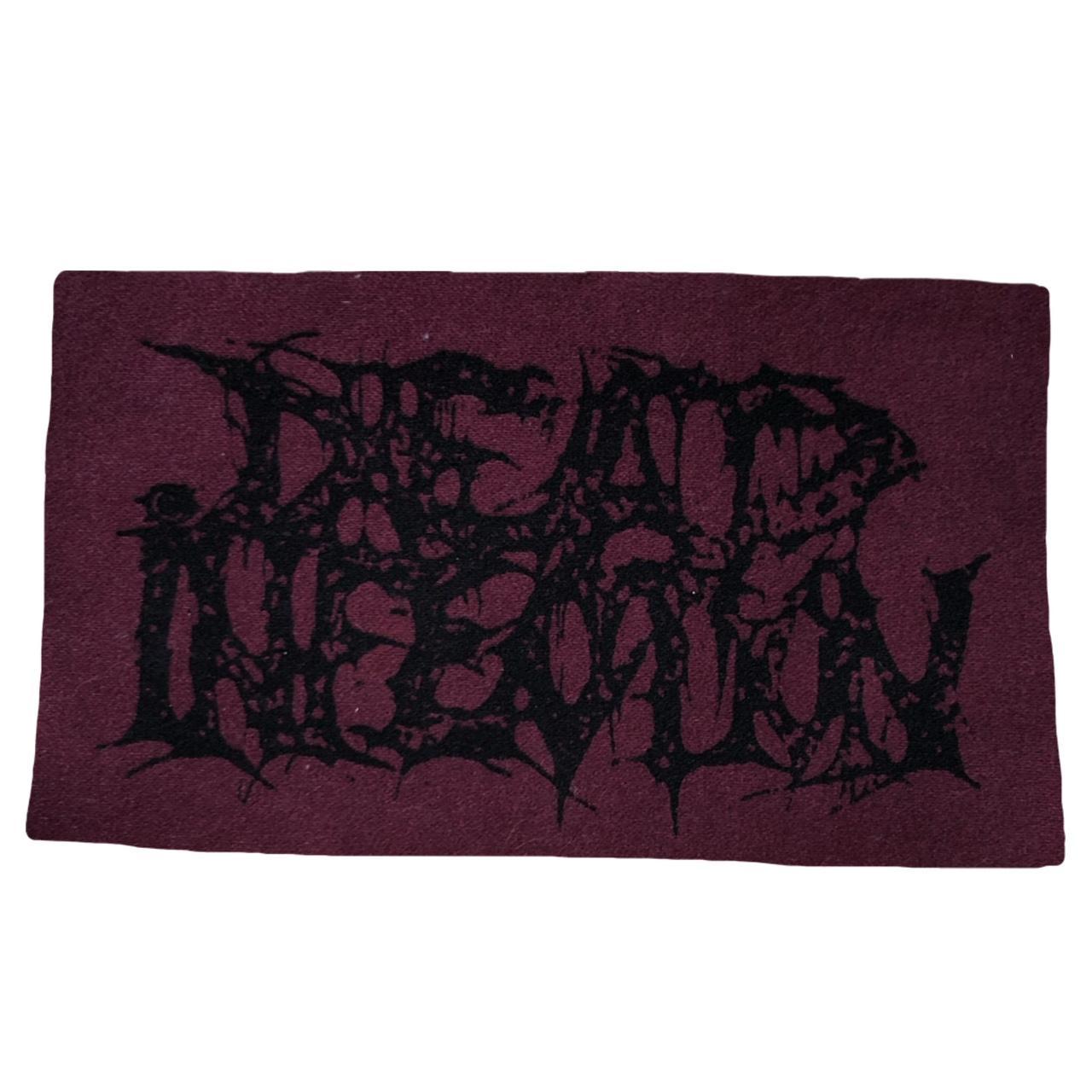 Dead infection sew on patch screen printed on... - Depop