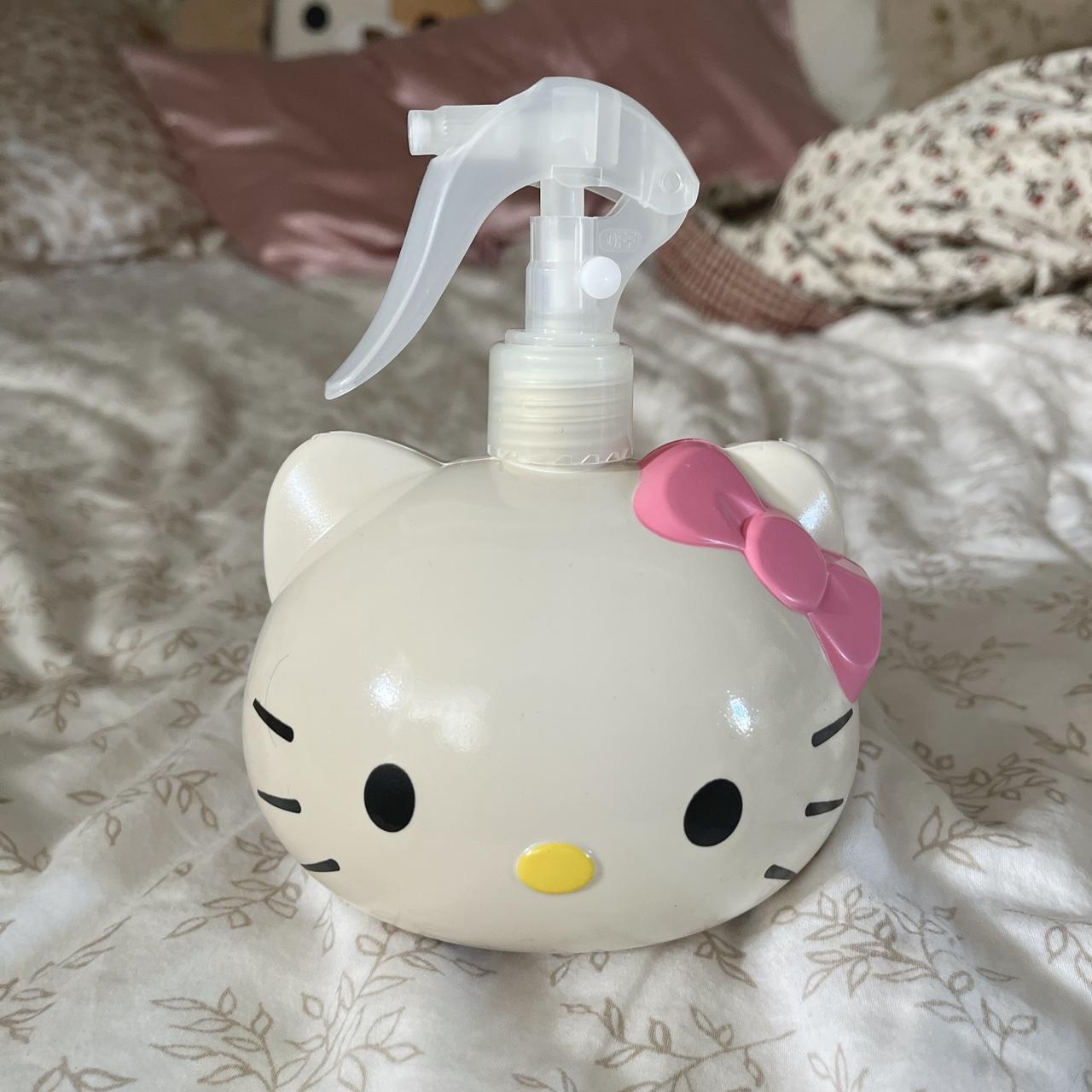 Hello kitty spray bottle • never used • tan hello... - Depop