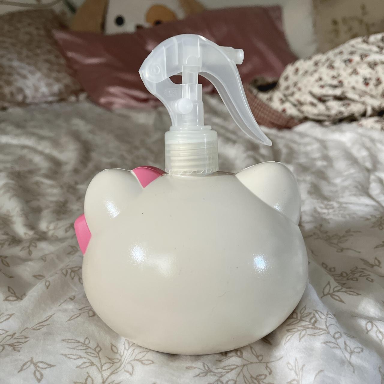 Hello kitty spray bottle • never used • tan hello... - Depop
