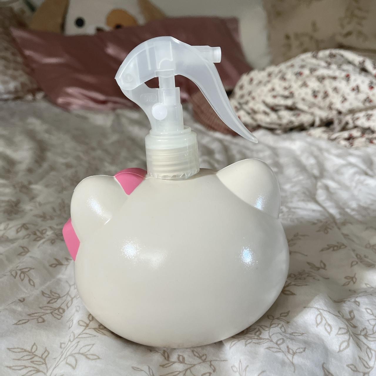 Hello kitty spray bottle • never used • tan hello... - Depop