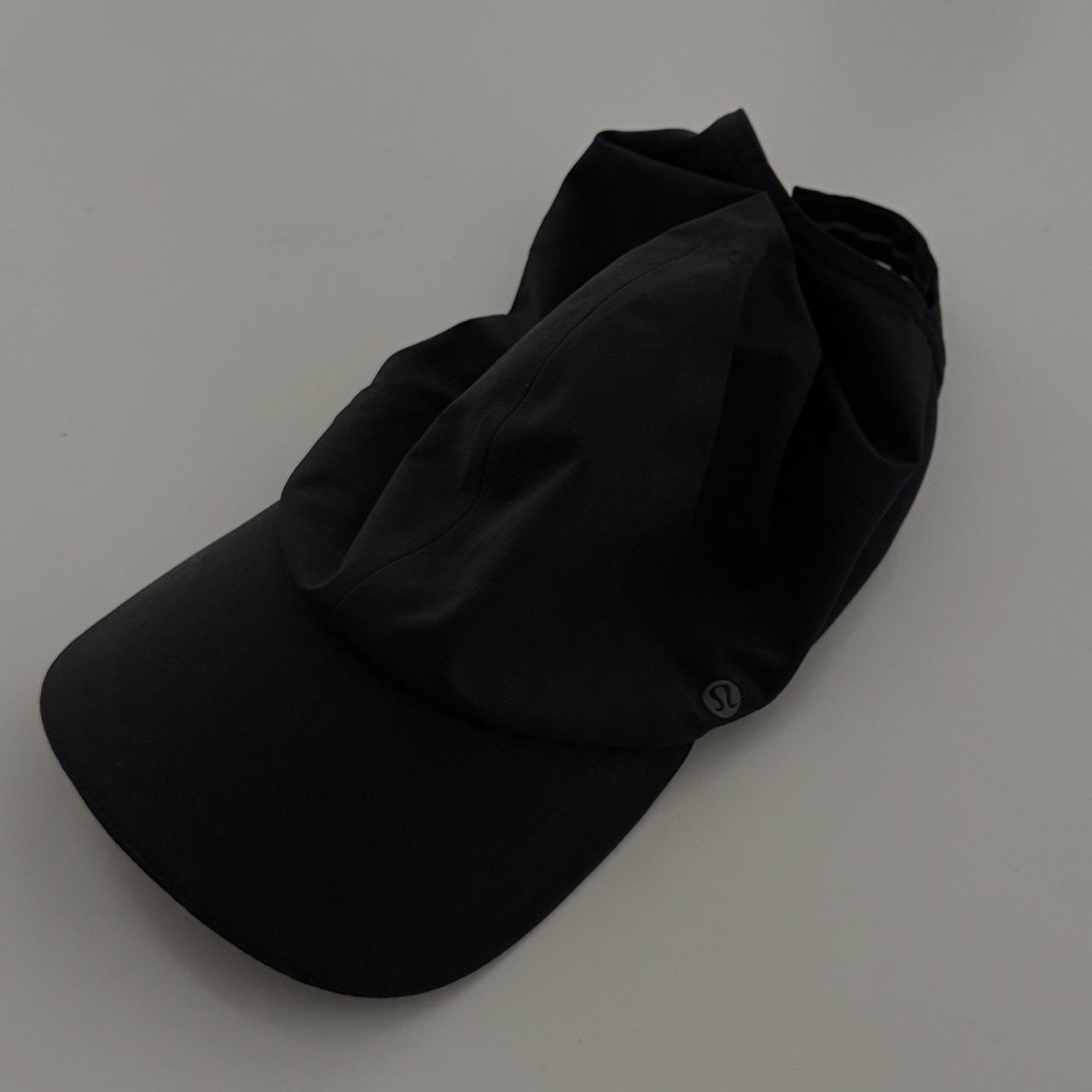Black Lululemon running cap | Depop