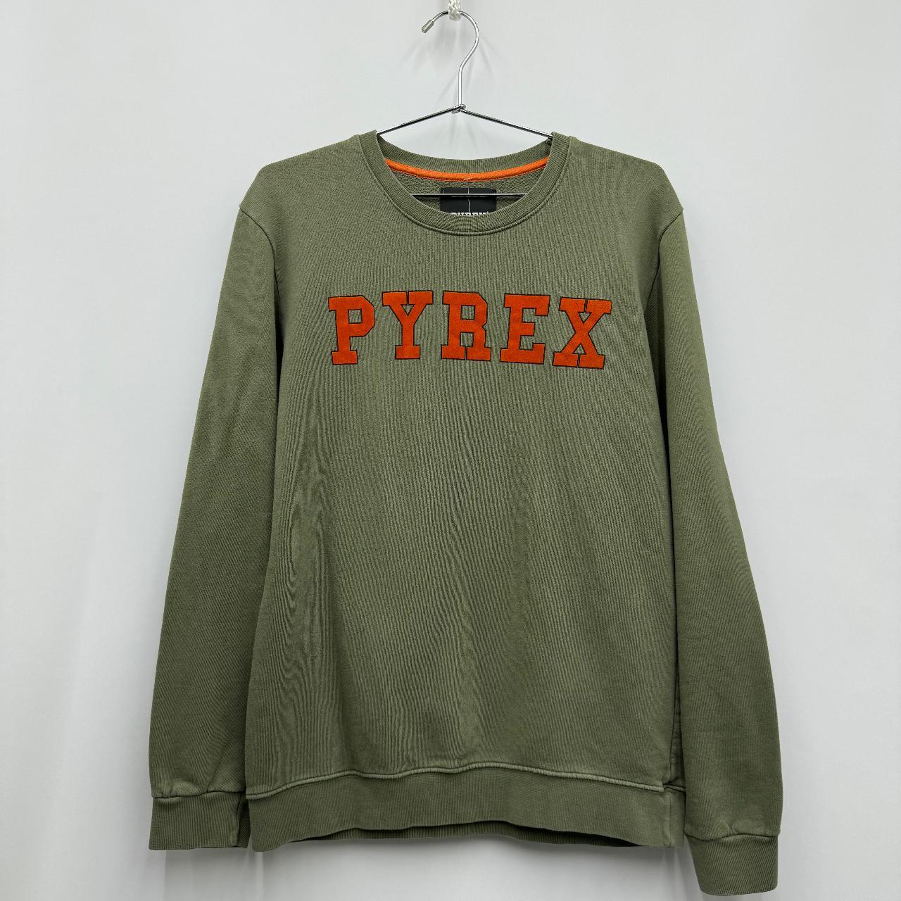 PYREX CREWNECK - NO SIZE TAGGED - RECOMMENDED SIZE... - Depop