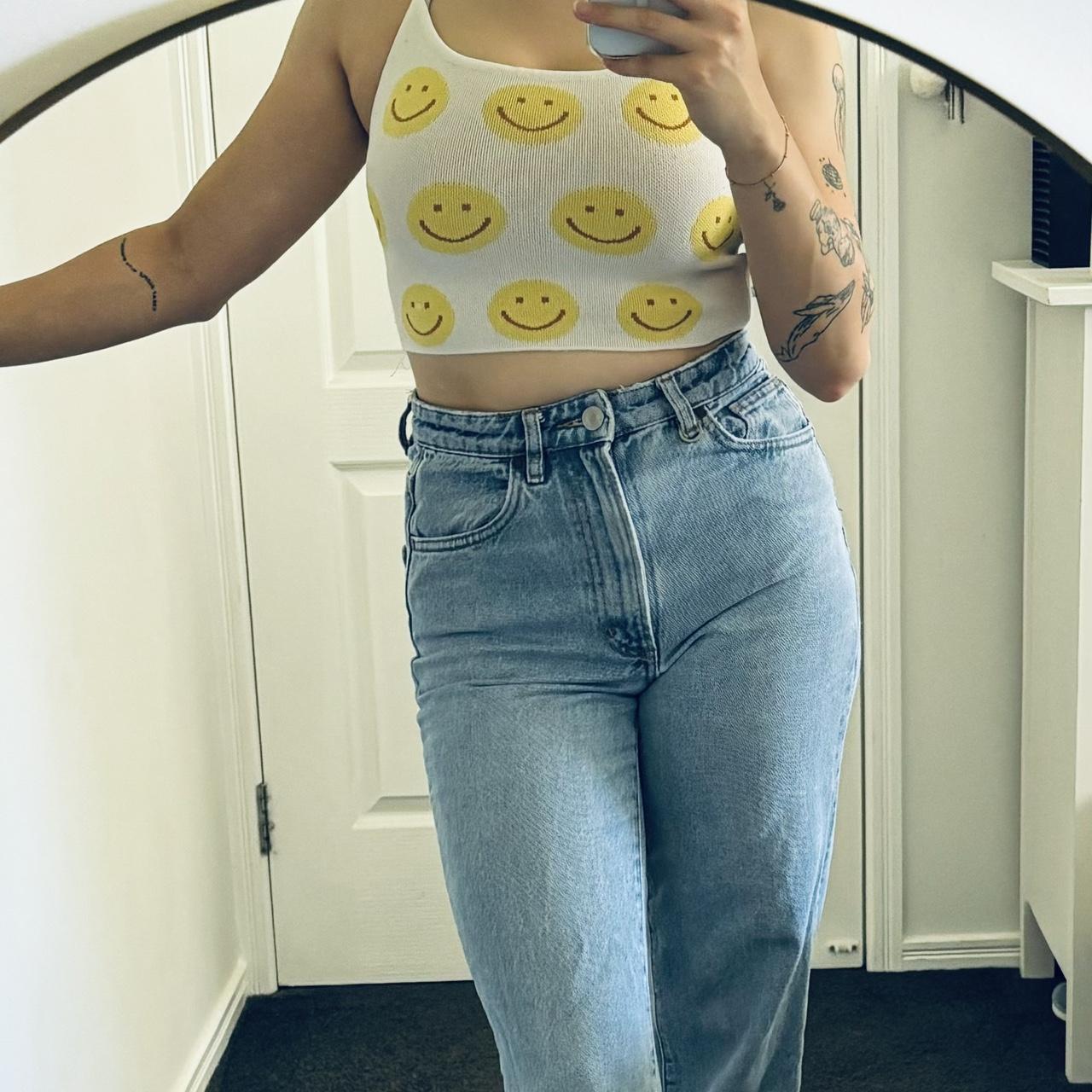 ava and ever smiley crop size s so flattering and... | Depop