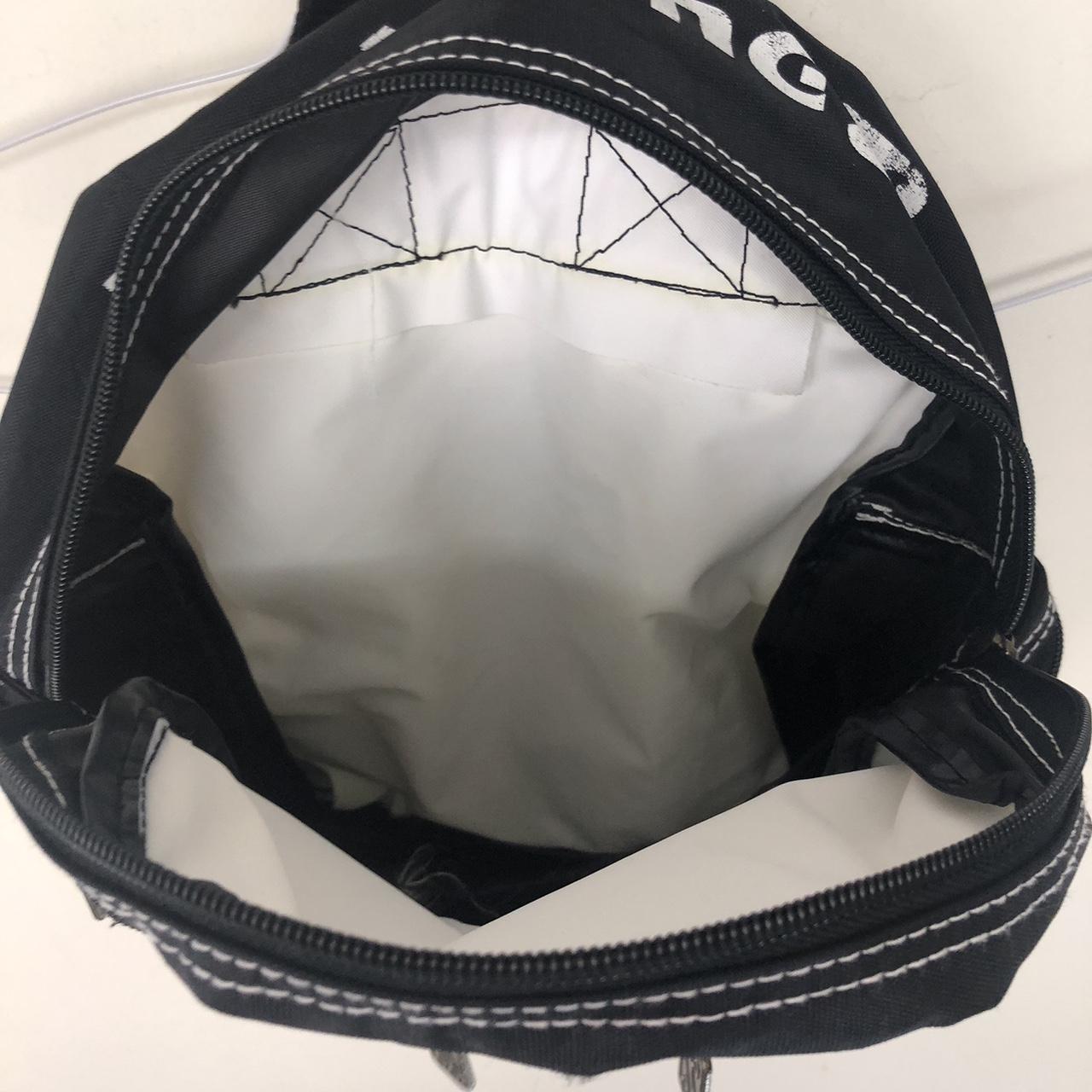 Vintage Billabong White black Small Mini Backpack... - Depop